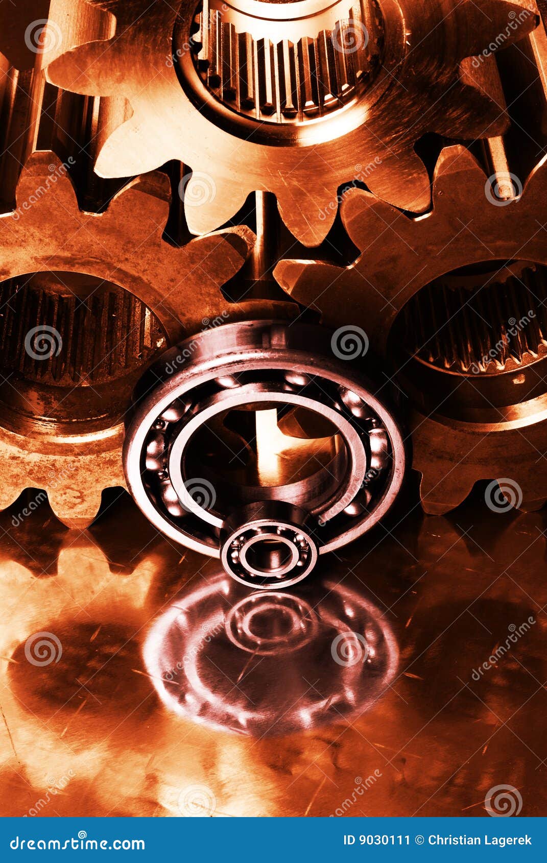 Gears, Machine Parts in Action Stock Image - Image of mechanics ...