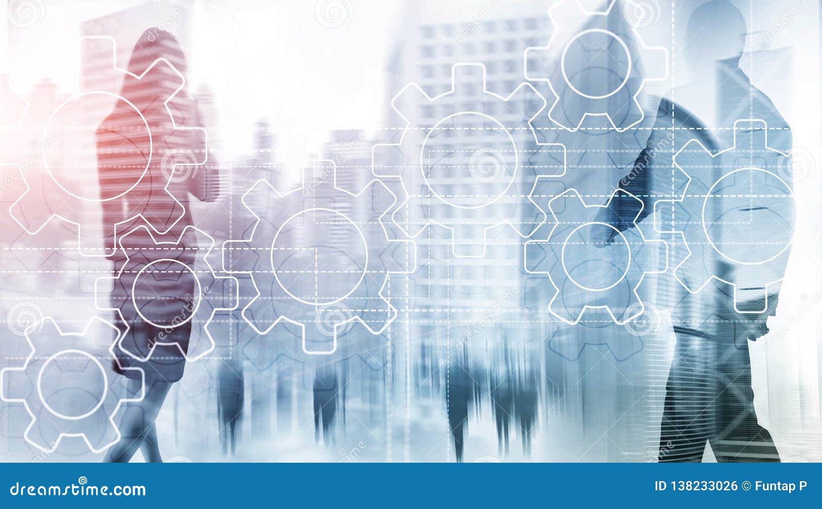 Gears Of The Mechanism Vector Illustration | CartoonDealer.com #5296066