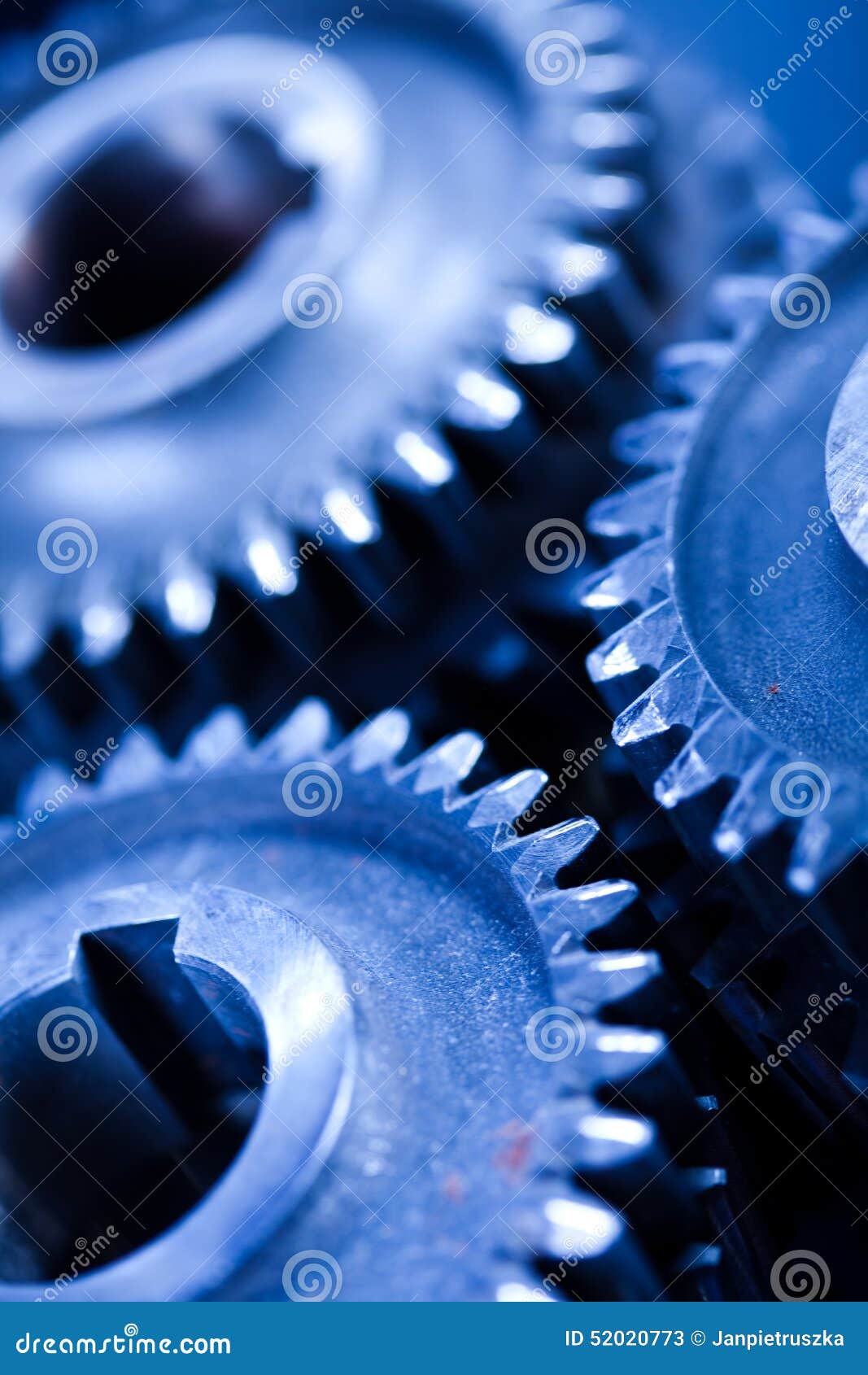 Gears Meshing Together, Technic Concept Stock Image - Image of engine ...
