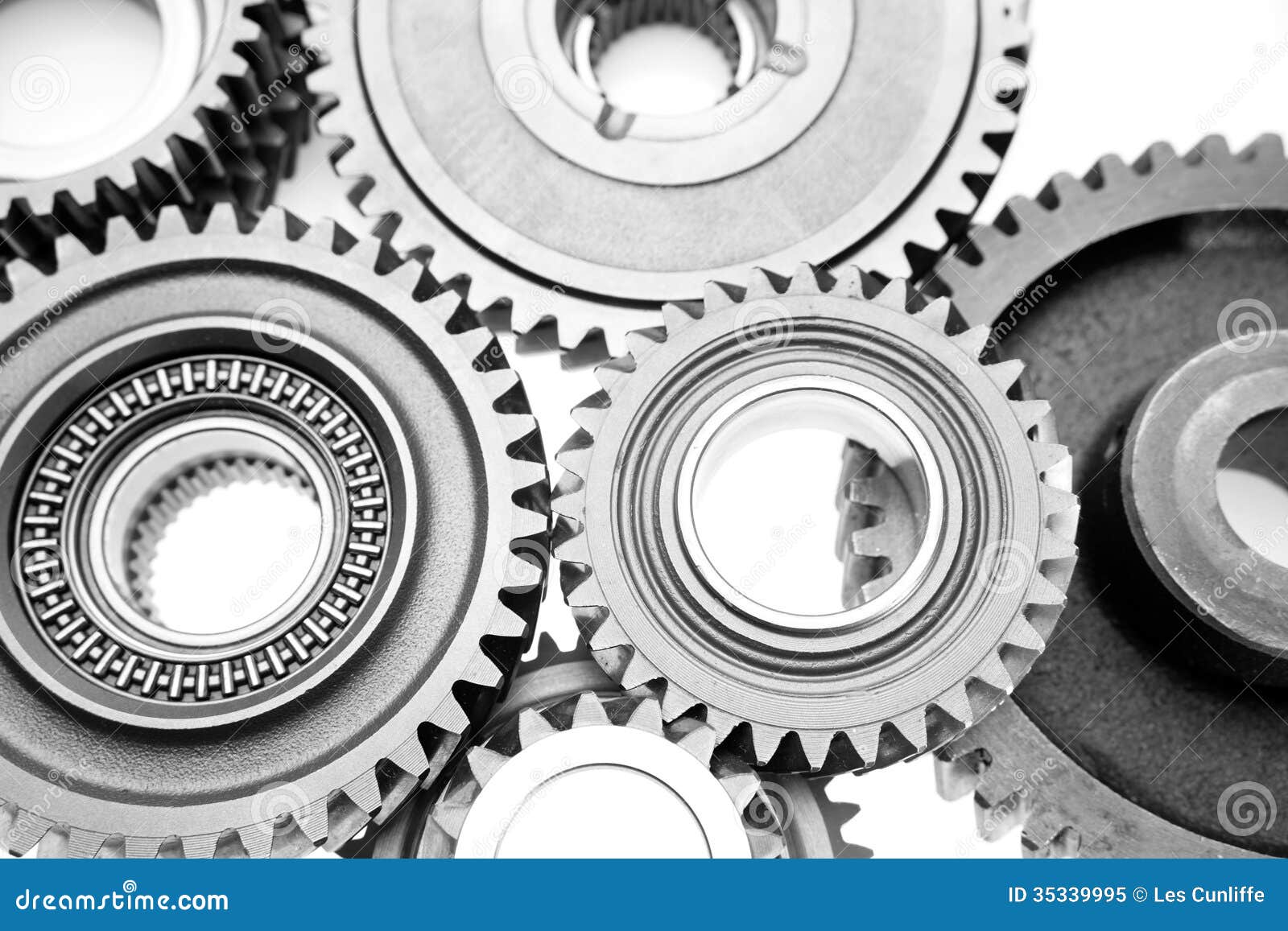 Gears stock image. Image of cooperation, parts, indoor - 35339995