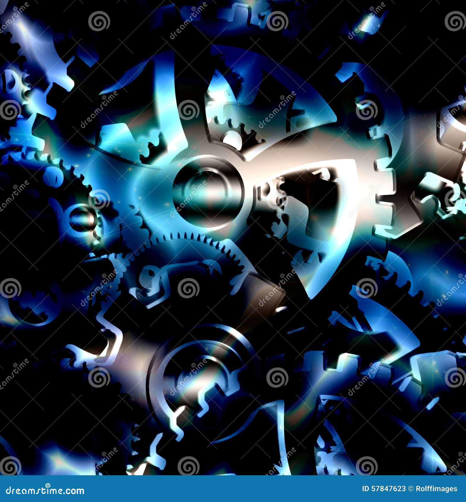 Gears Mesh And Tooth Engagement. Silhouette Vector | CartoonDealer.com ...