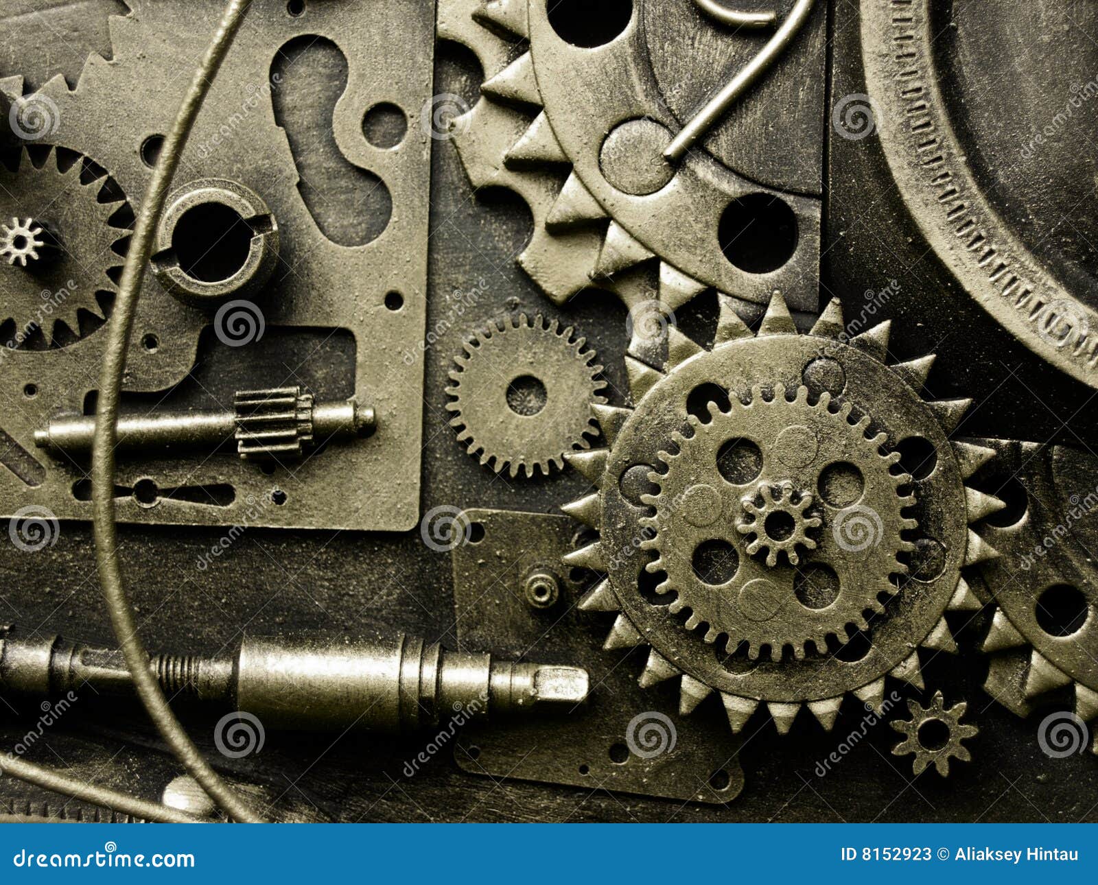 Gears from old mechanism stock image. Image of technical - 8152923