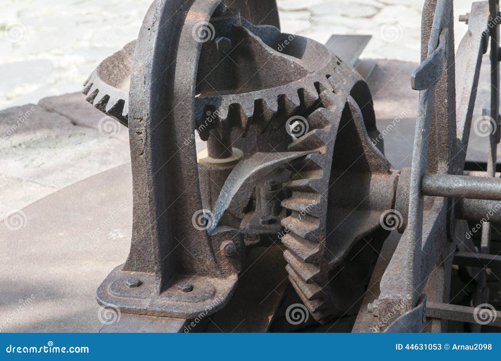 Gears of an old stock image. Image of machine, engine - 44631053