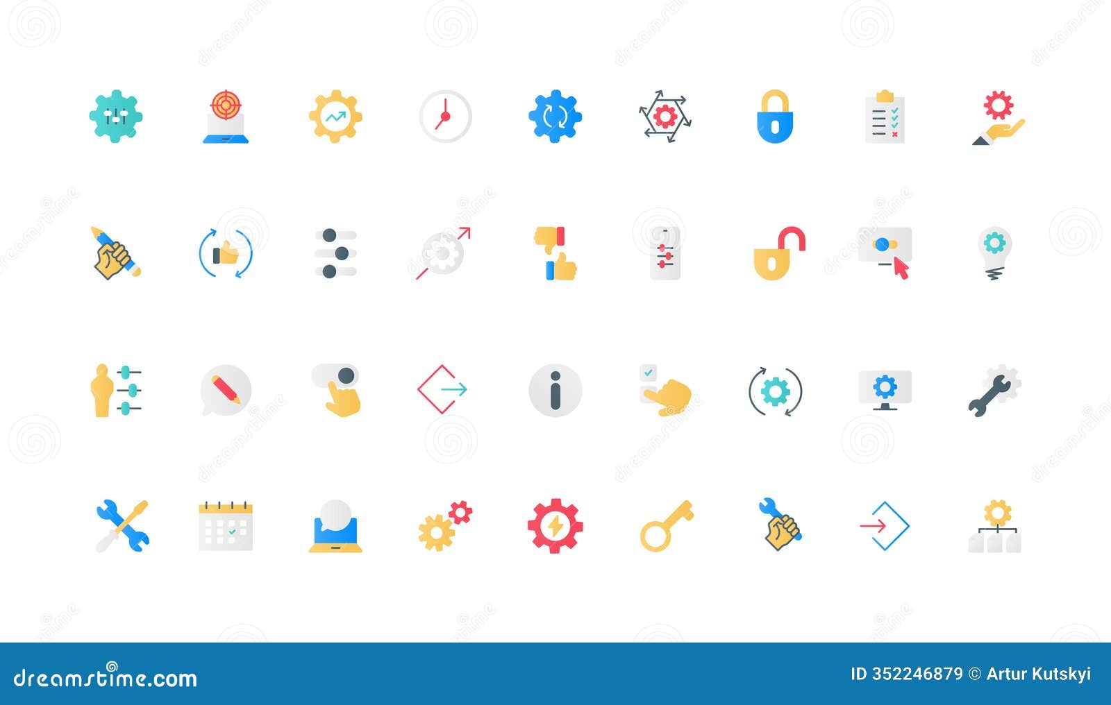 Gears Of Operation And Settings Control, Setup Management On Panel ...