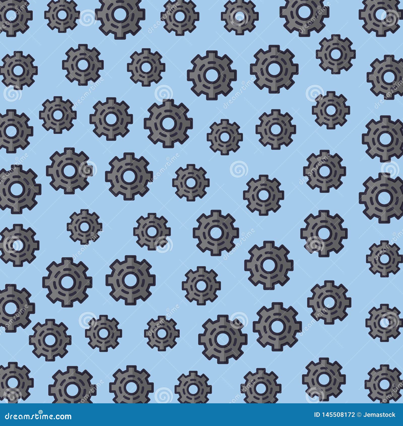 Gears pattern background stock vector. Illustration of conceptual ...