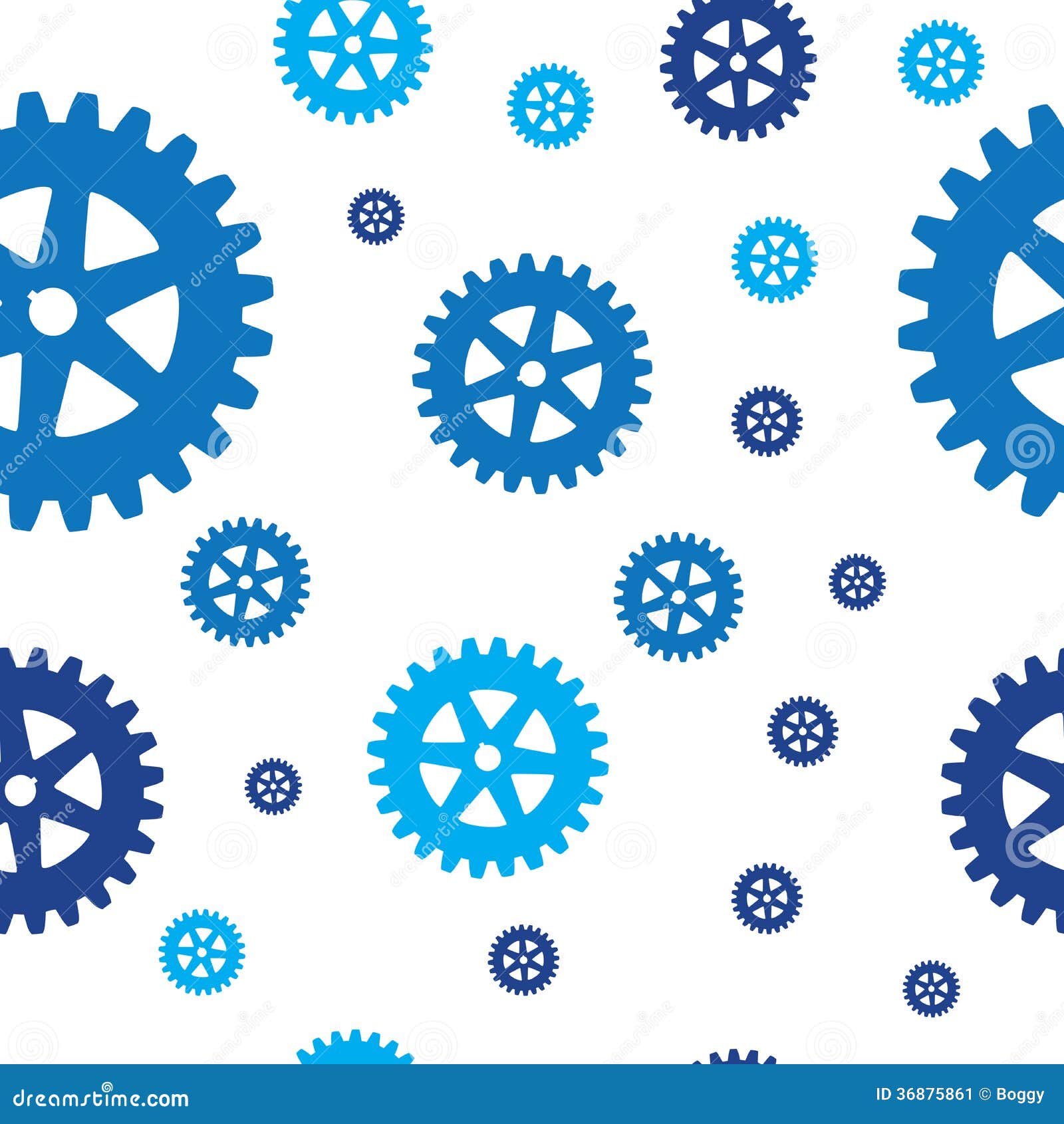 Gears pattern stock vector. Illustration of motor, equipment - 36875861