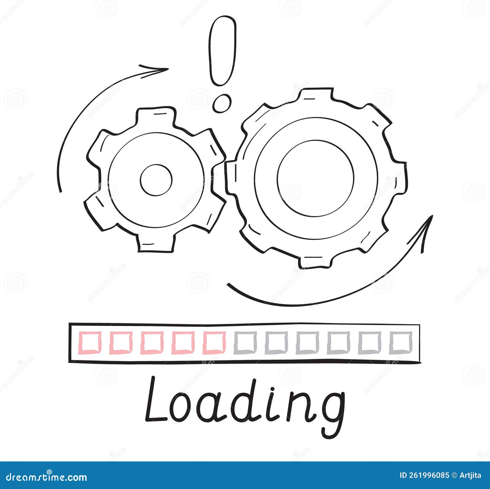 Icons Of Loader. Bar With Circles For Buffering Of Load. Symbols Of Progress Loading. Menu ...