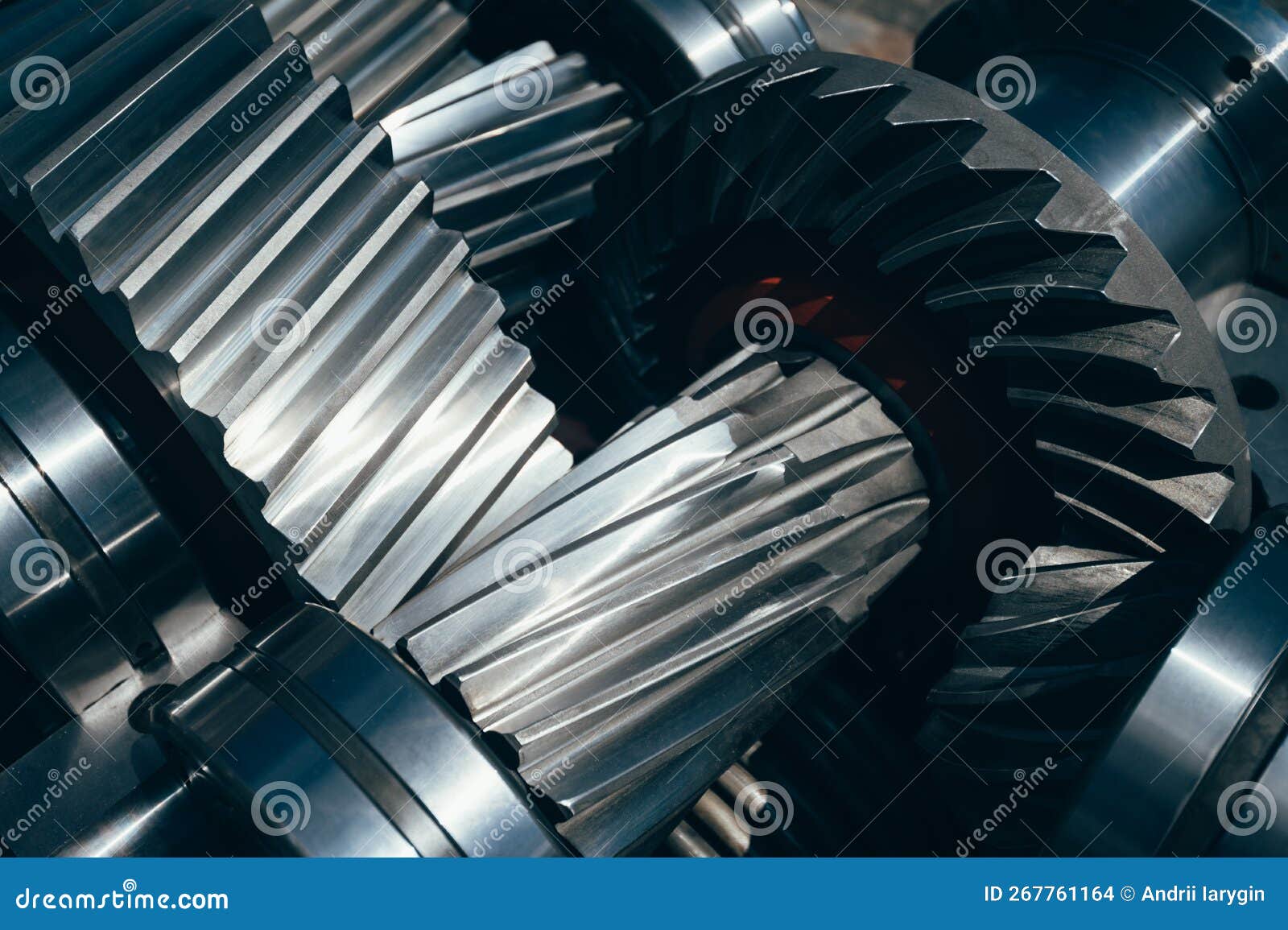 Gears and Rotating Machine Ndustrial. Mechanical Engineering Stock ...