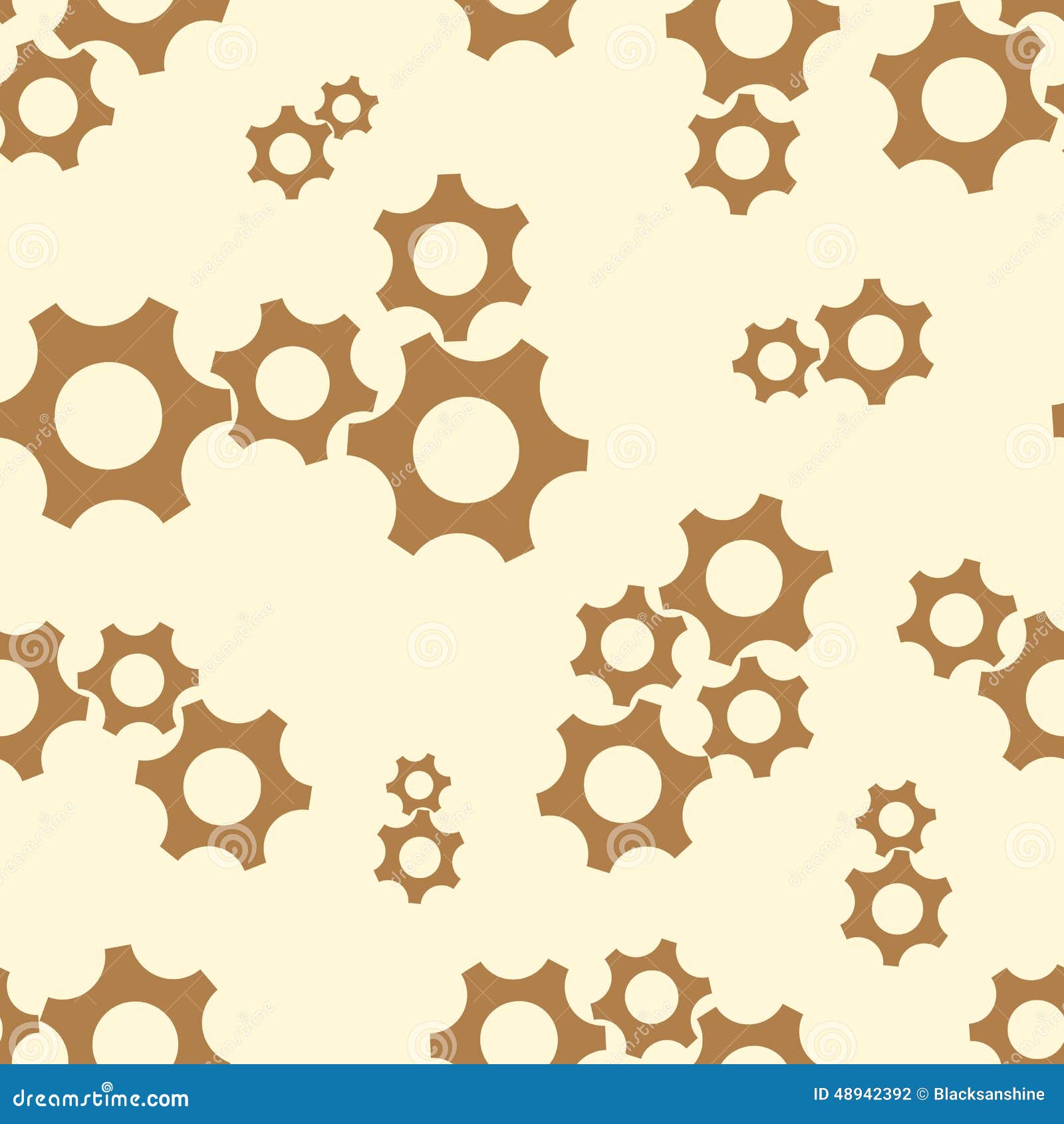 Gears Seamless Texture Vector Illustration | CartoonDealer.com #48942392