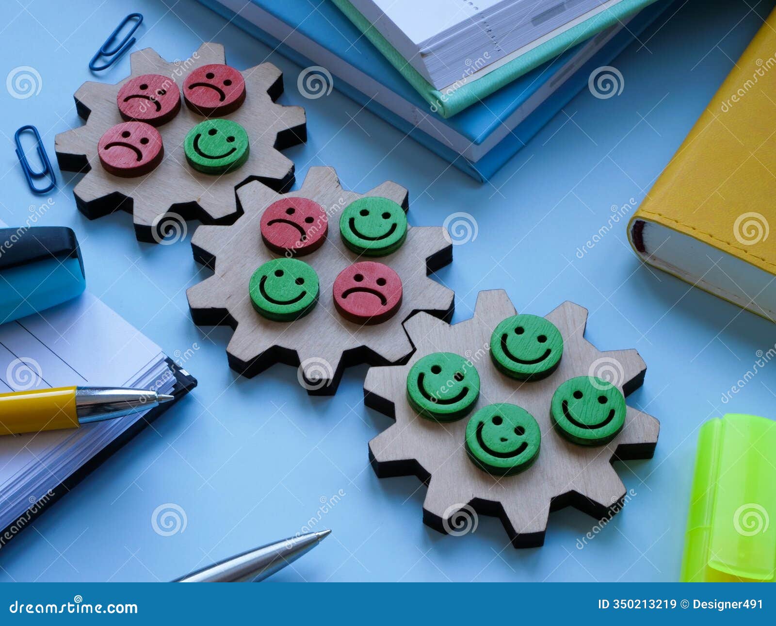Smiley Faces Coming Out Of Marker Stock Image | CartoonDealer.com #40250827