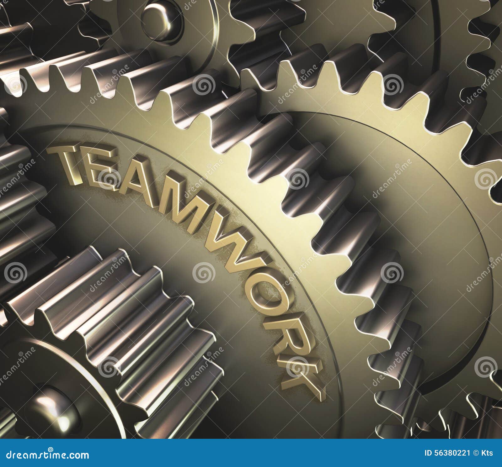 Gears Teamwork stock illustration. Illustration of industrial - 56380221