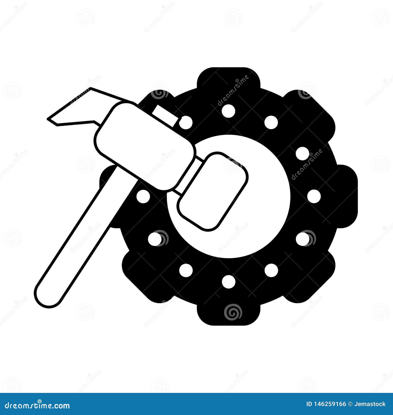 Gears and tools stock vector. Illustration of mechanics - 146259166