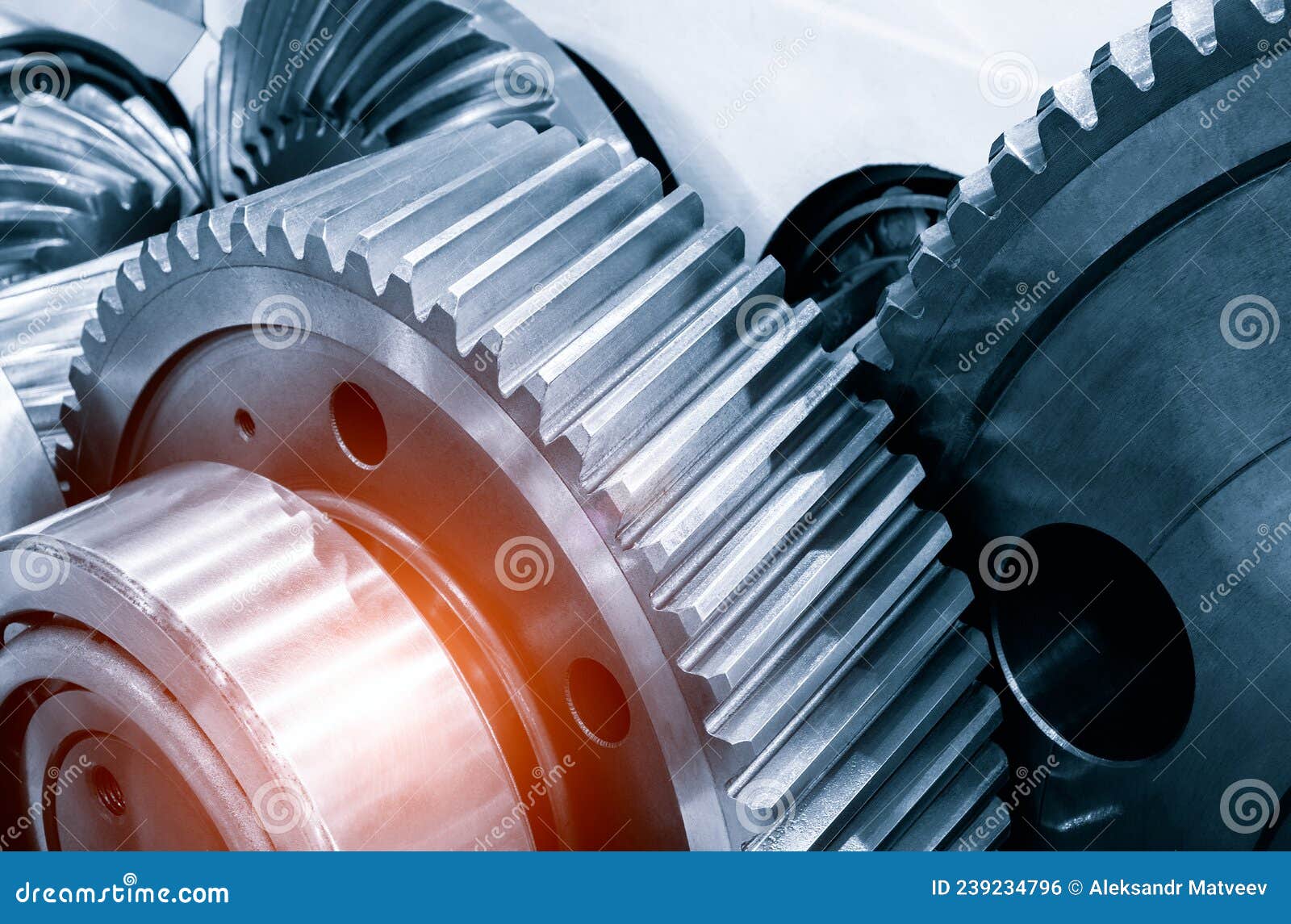 Transmission Gearbox Final Assembly Line At The Tractor Factory ...