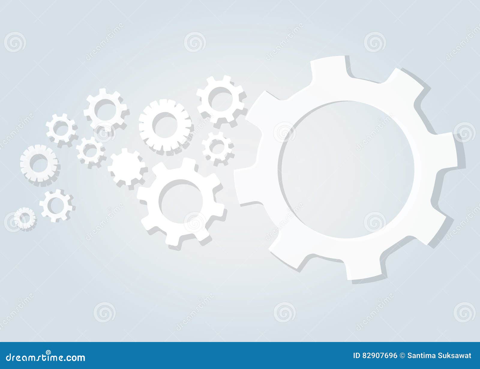 Gears Wheel and Space Background Stock Vector - Illustration of ...