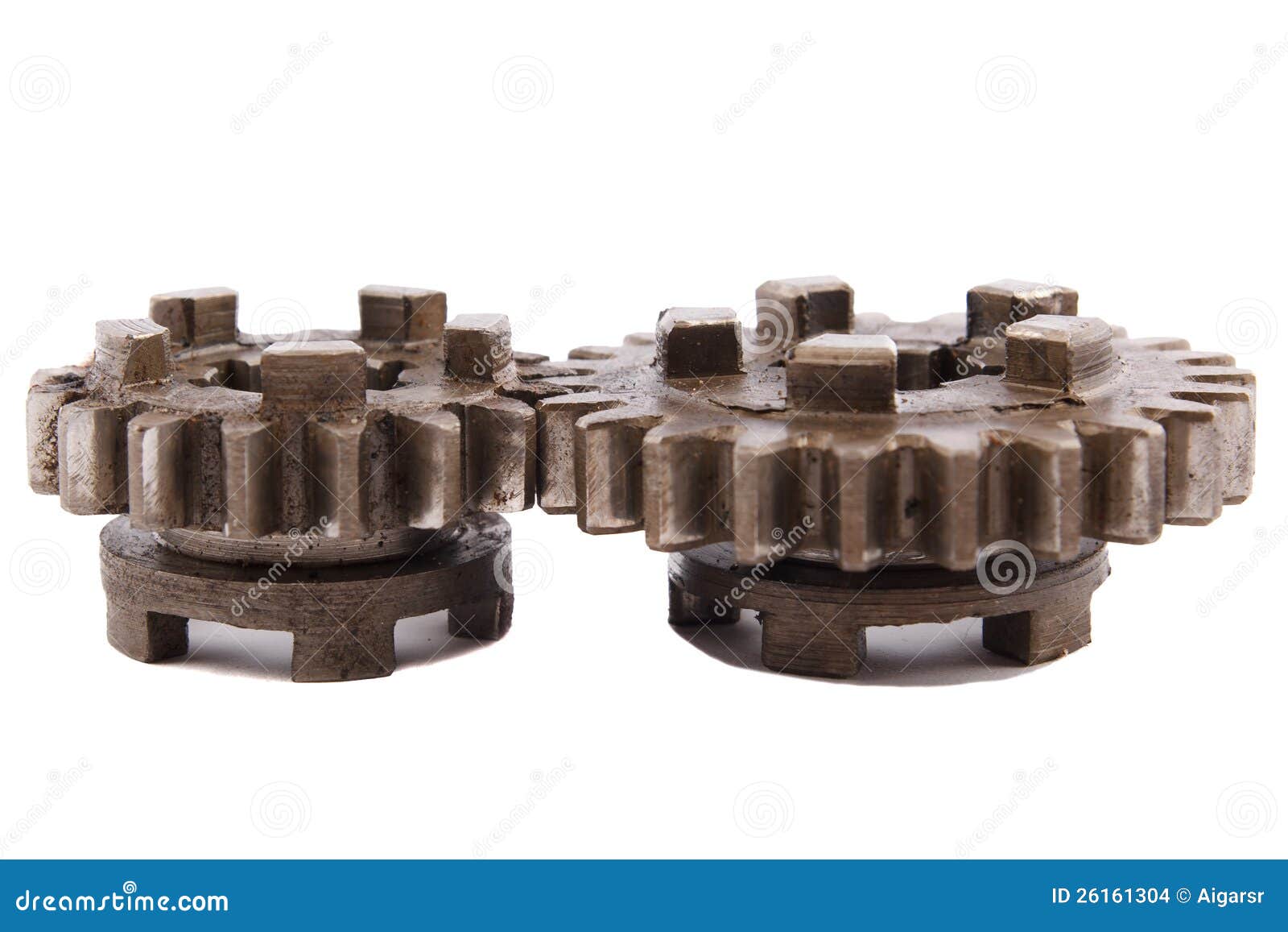 Gears on a White Background Stock Photo - Image of industry, background ...