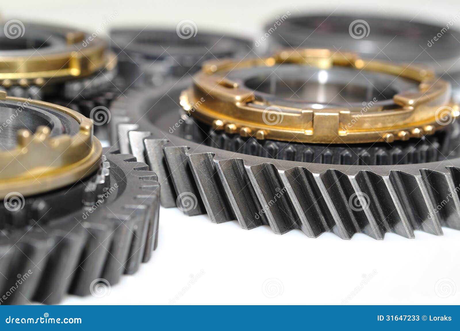 Gears on white background. stock image. Image of engine - 31647233