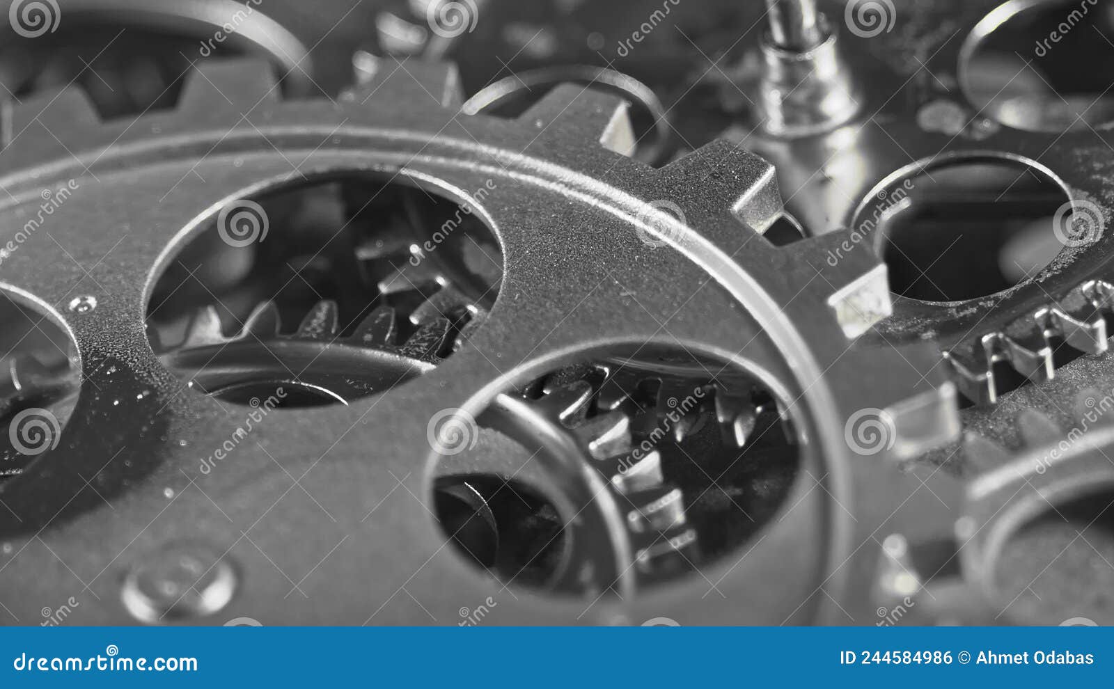 Gears Working Perfectly in Teamwork and Responsibility Stock Footage ...
