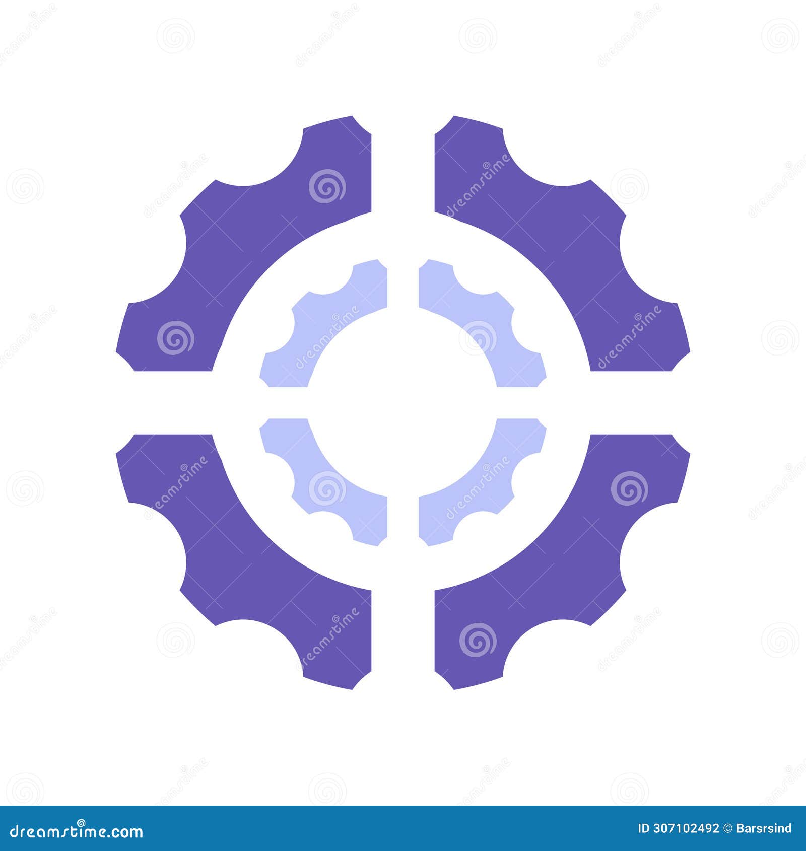 Technological Clockwork Green Vertical Background Vector Illustration | CartoonDealer.com #4459514