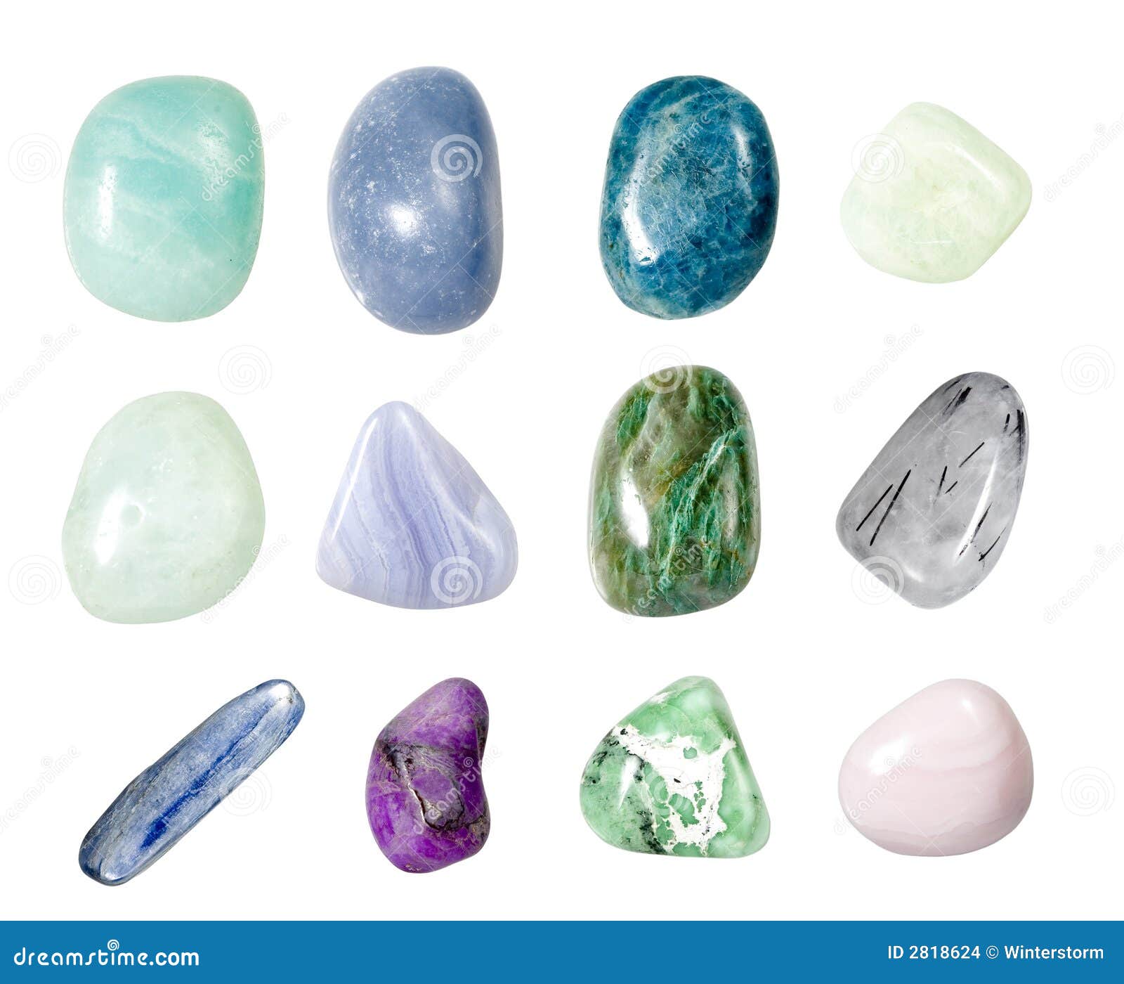 Geassorteerde Halfedelstenen 3 Van Het Kristal Stock Foto - Image of ...