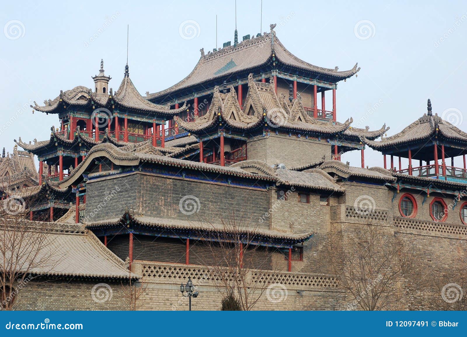 Gebäude Des Traditionellen Chinesen Stockbild - Bild von asien, lamaism ...