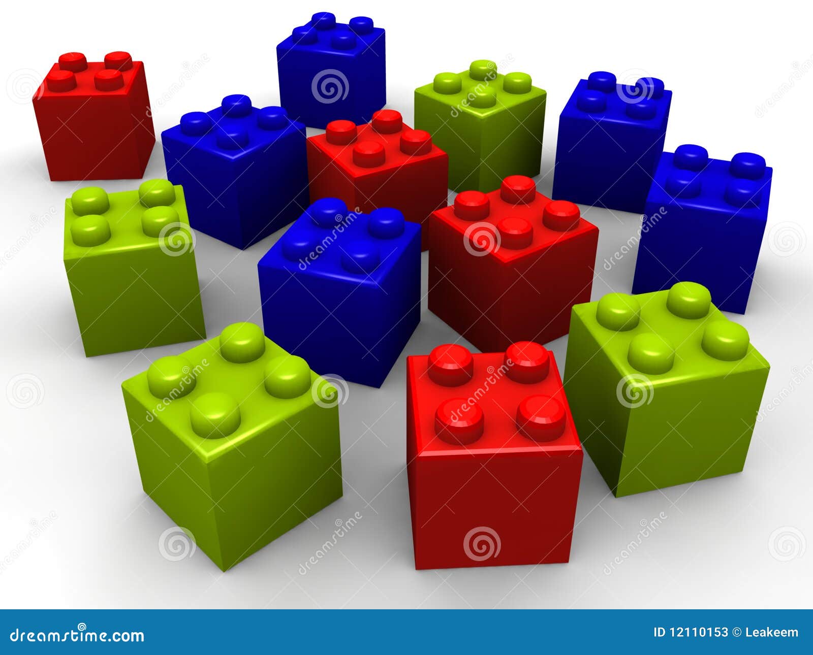 Gebäude lego Blöcke stock abbildung. Illustration von spiele - 12110153