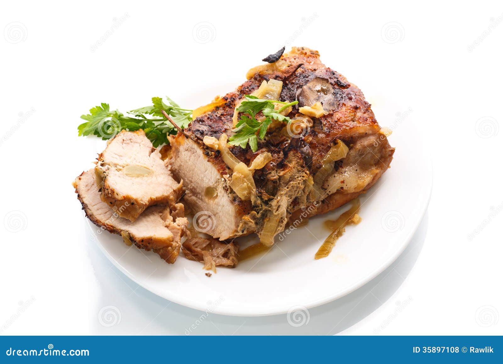 Gebakken vlees stock foto. Image of gekookt, braadstuk - 35897108