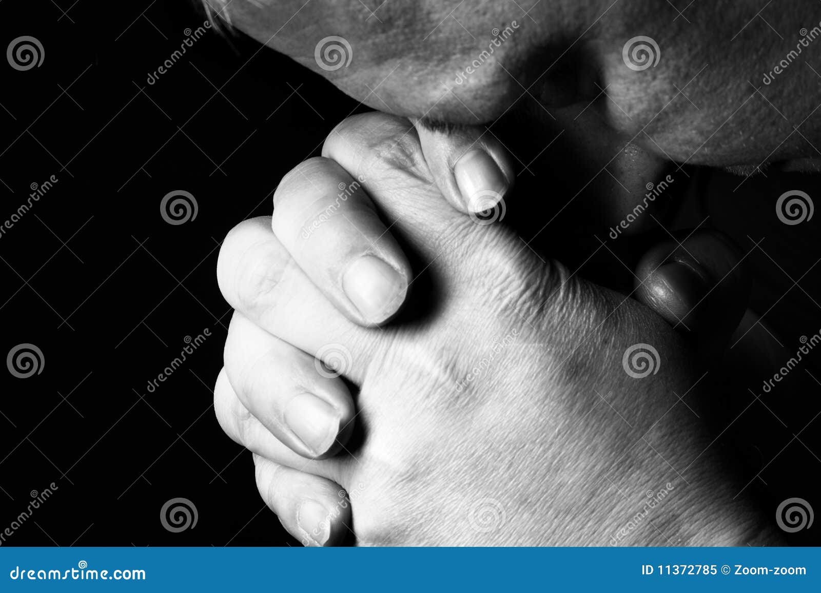 Gebed stock afbeelding. Image of godsdienst, katholicisme - 11372785