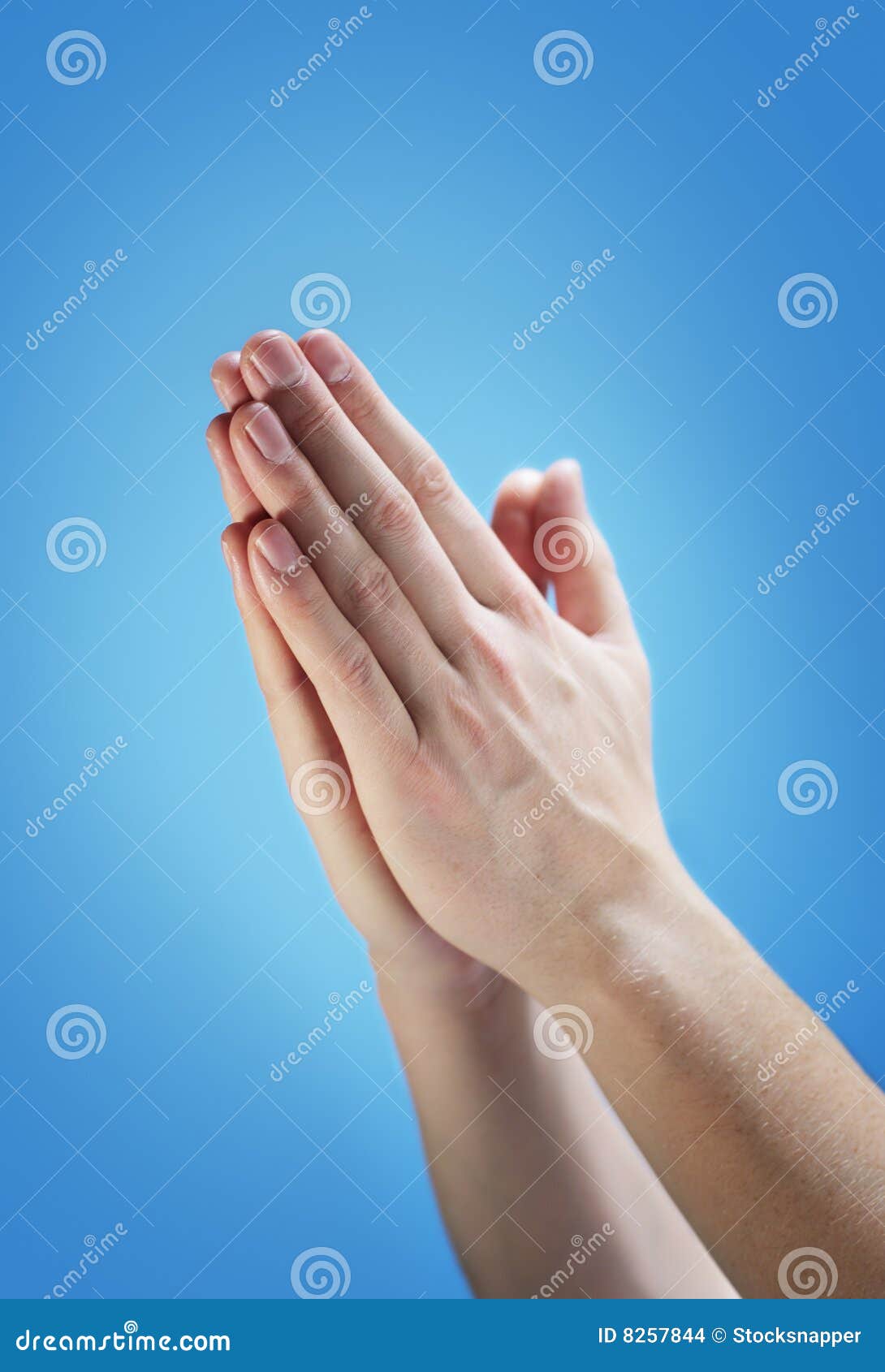 Gebed stock foto. Image of palmen, bidden, handen, gevlekt - 8257844