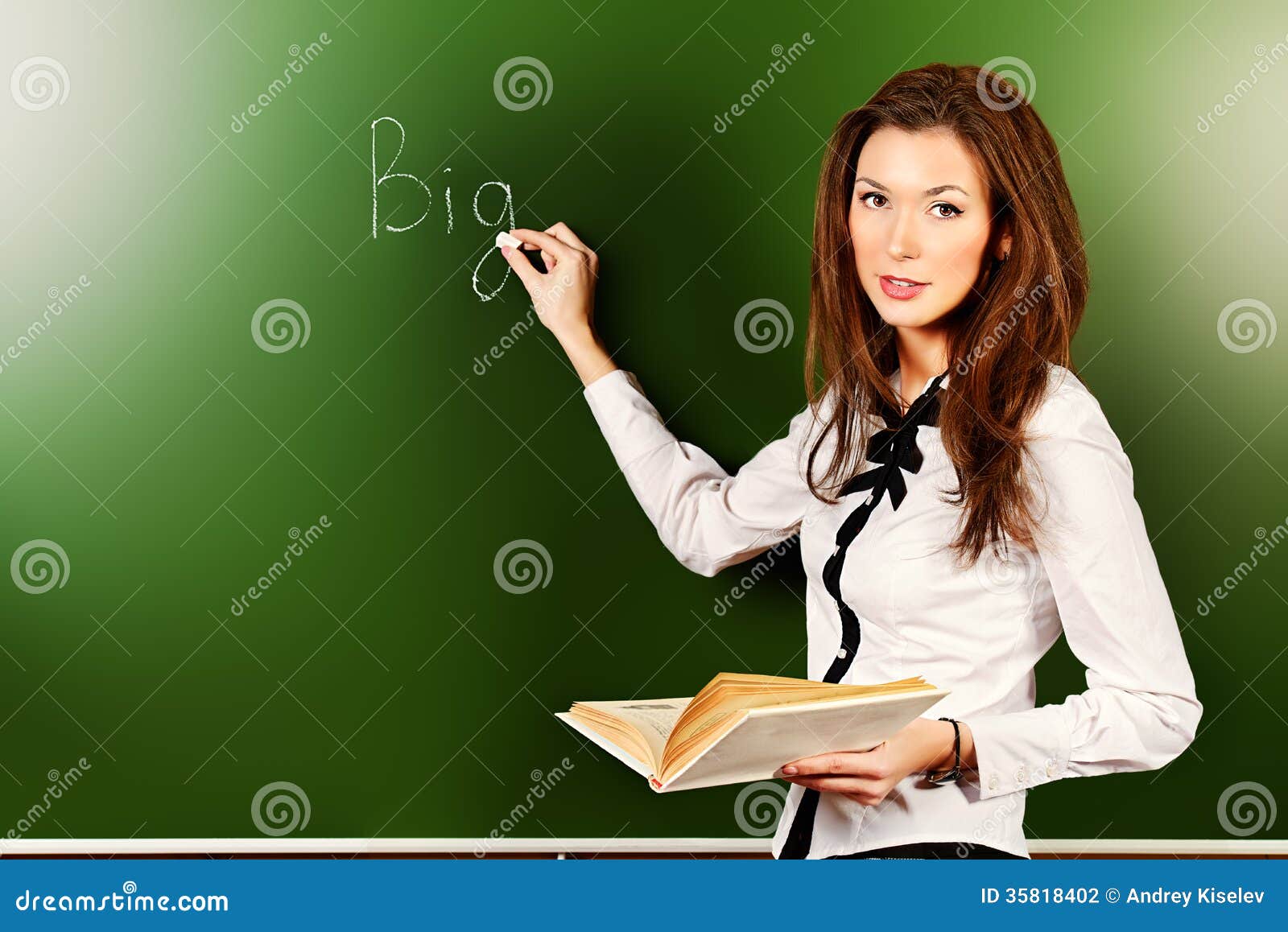 Geben einer Lektion stockfoto. Bild von exemplar, kaukasisch - 35818402