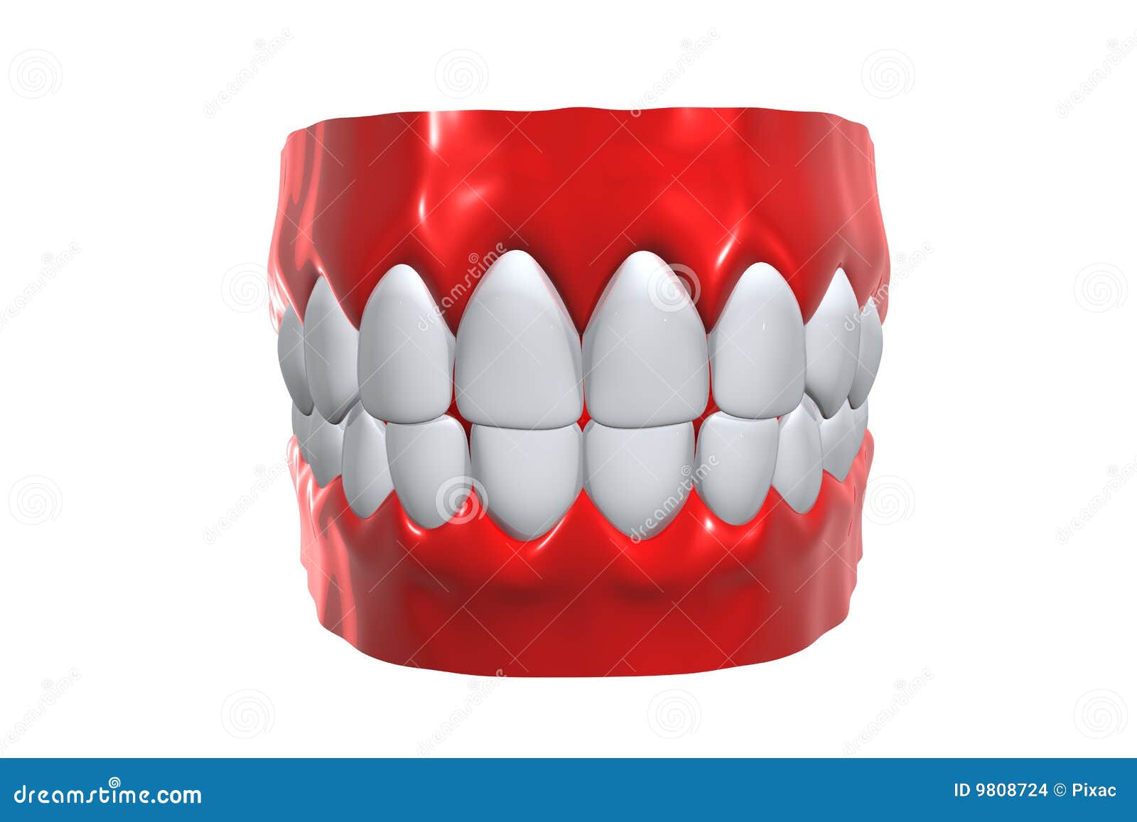 Gebit stock illustratie. Illustration of lichaam, medisch - 9808724