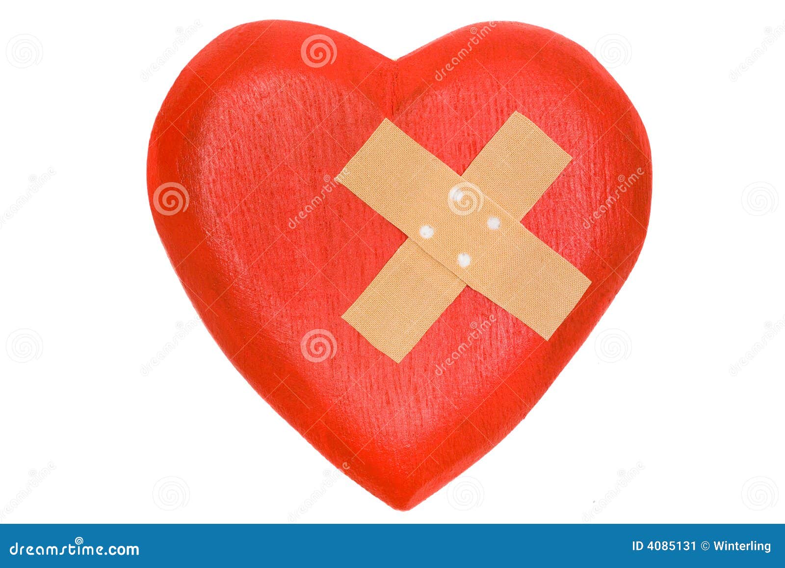 Gebroken Hart stock afbeelding. Image of emoties, verwond - 4085131