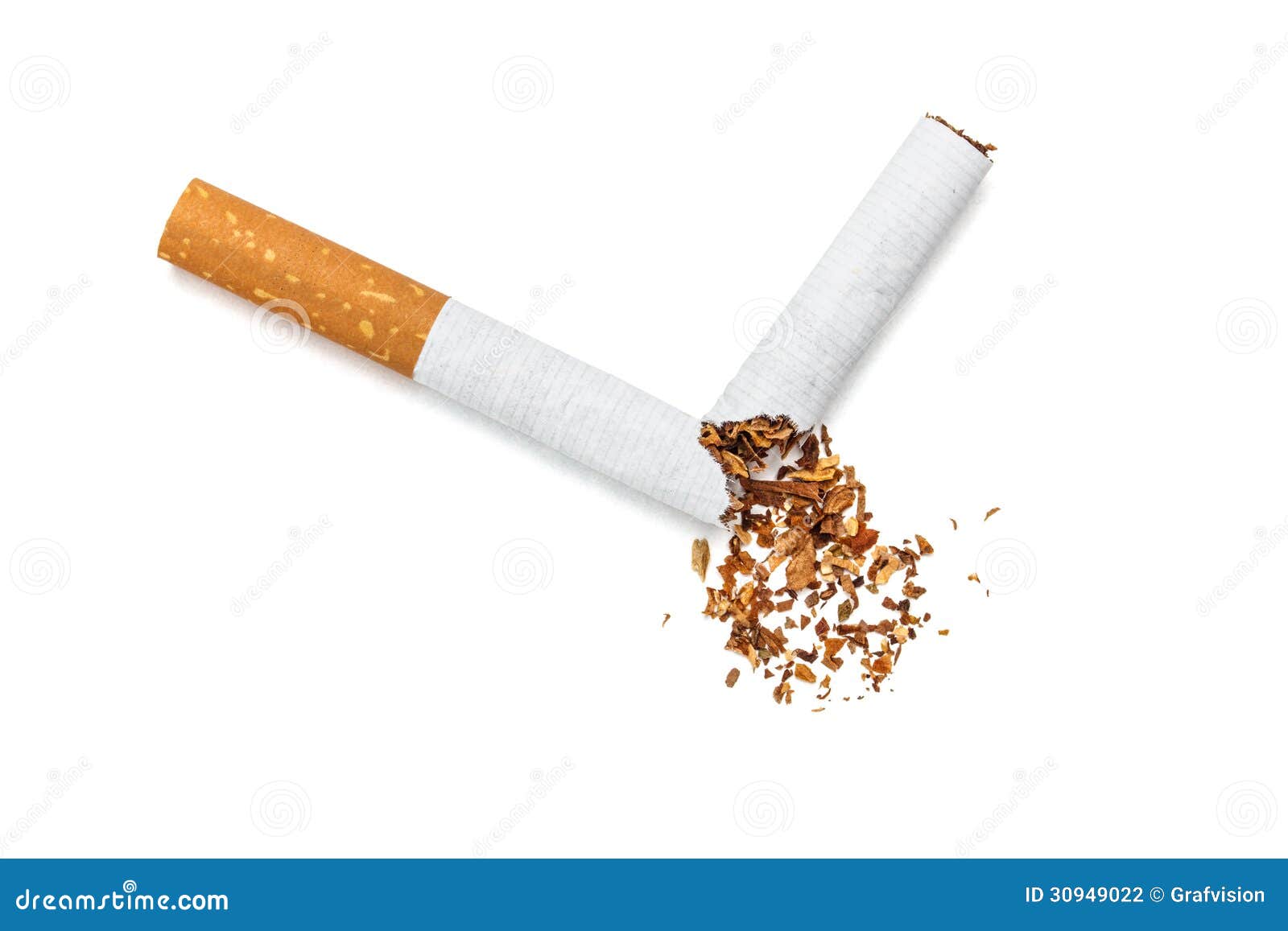 Gebroken sigaret stock foto. Image of begrip, nashville - 30949022