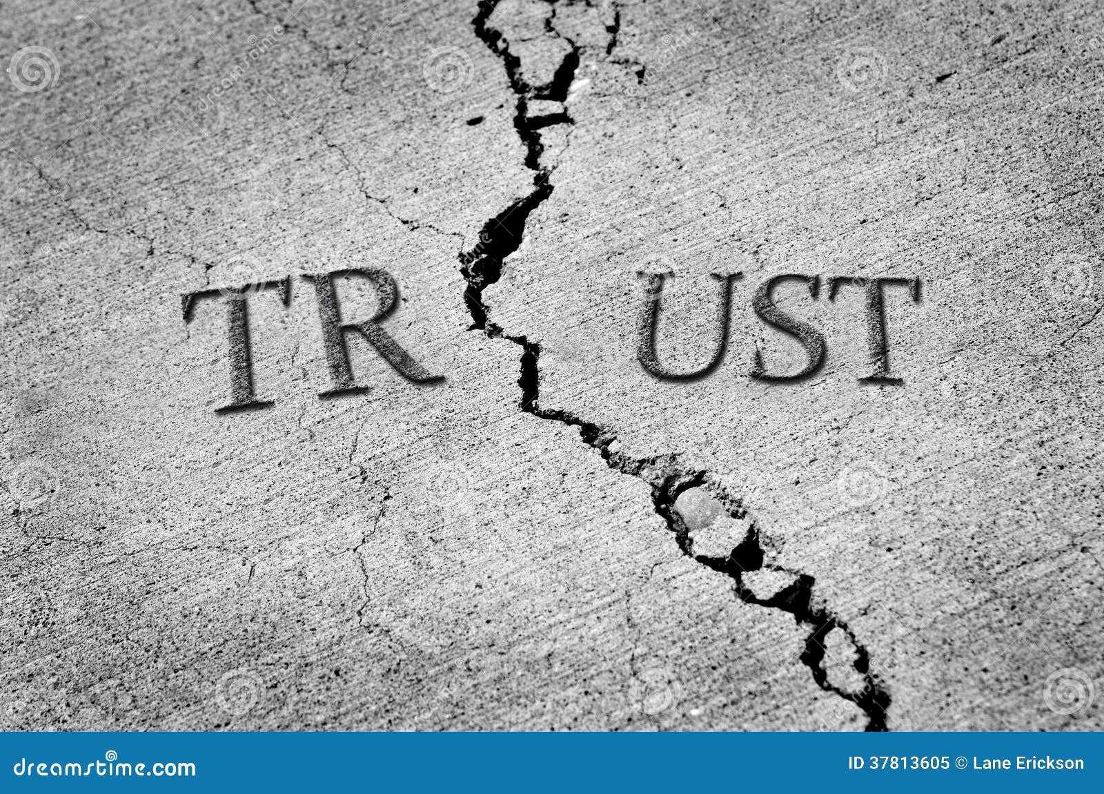 Gebroken Vertrouwen stock afbeelding. Image of brouwen - 37813605