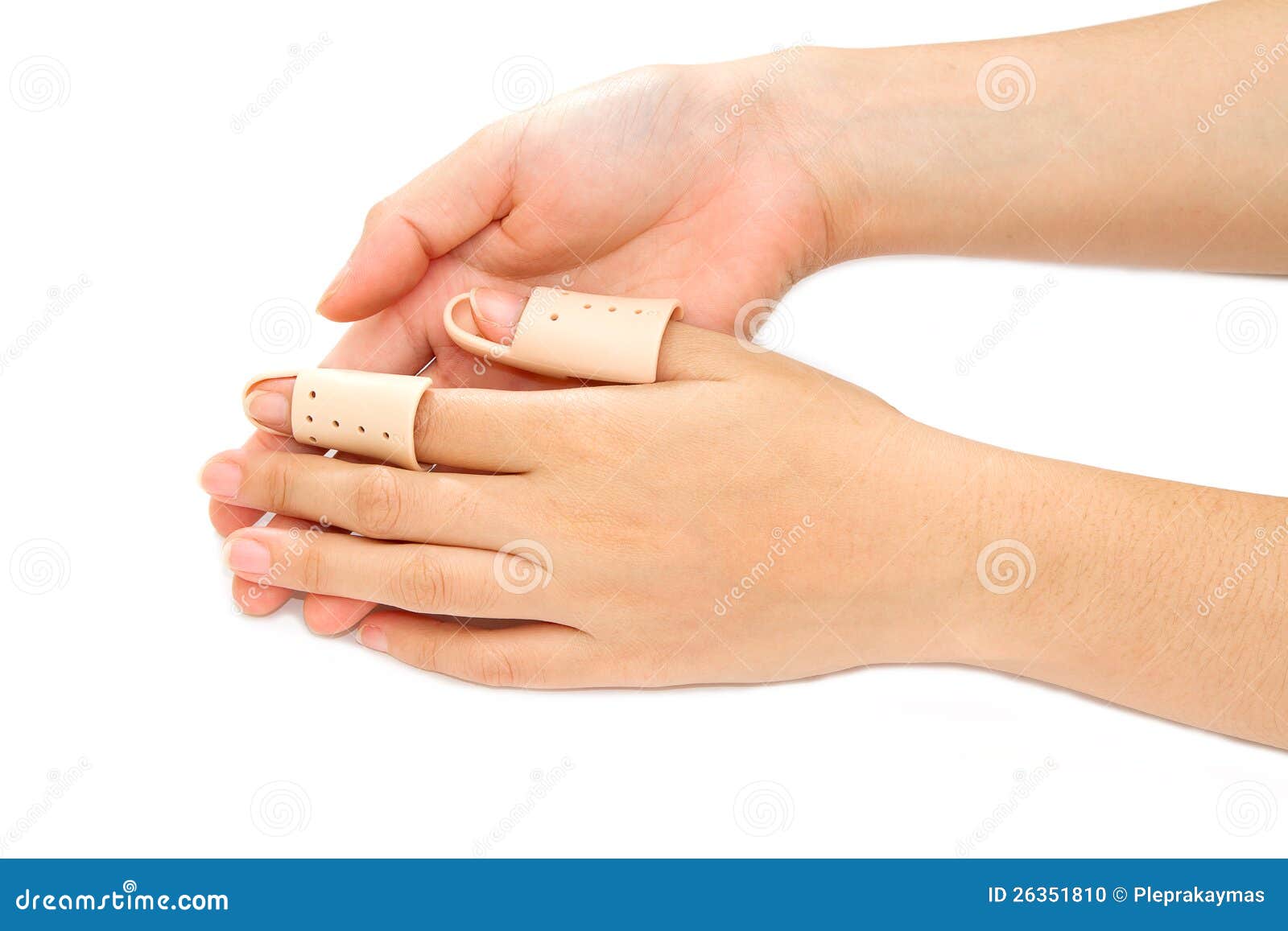 Gebroken Vinger in Een Splinter Stock Foto - Image of geschaad, verband ...