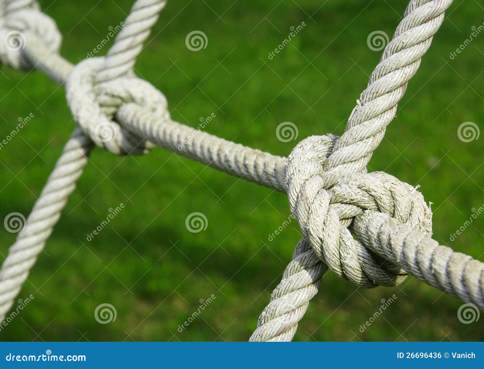 Gebundener Knoten auf Seil stockfoto. Bild von dimensional - 26696436