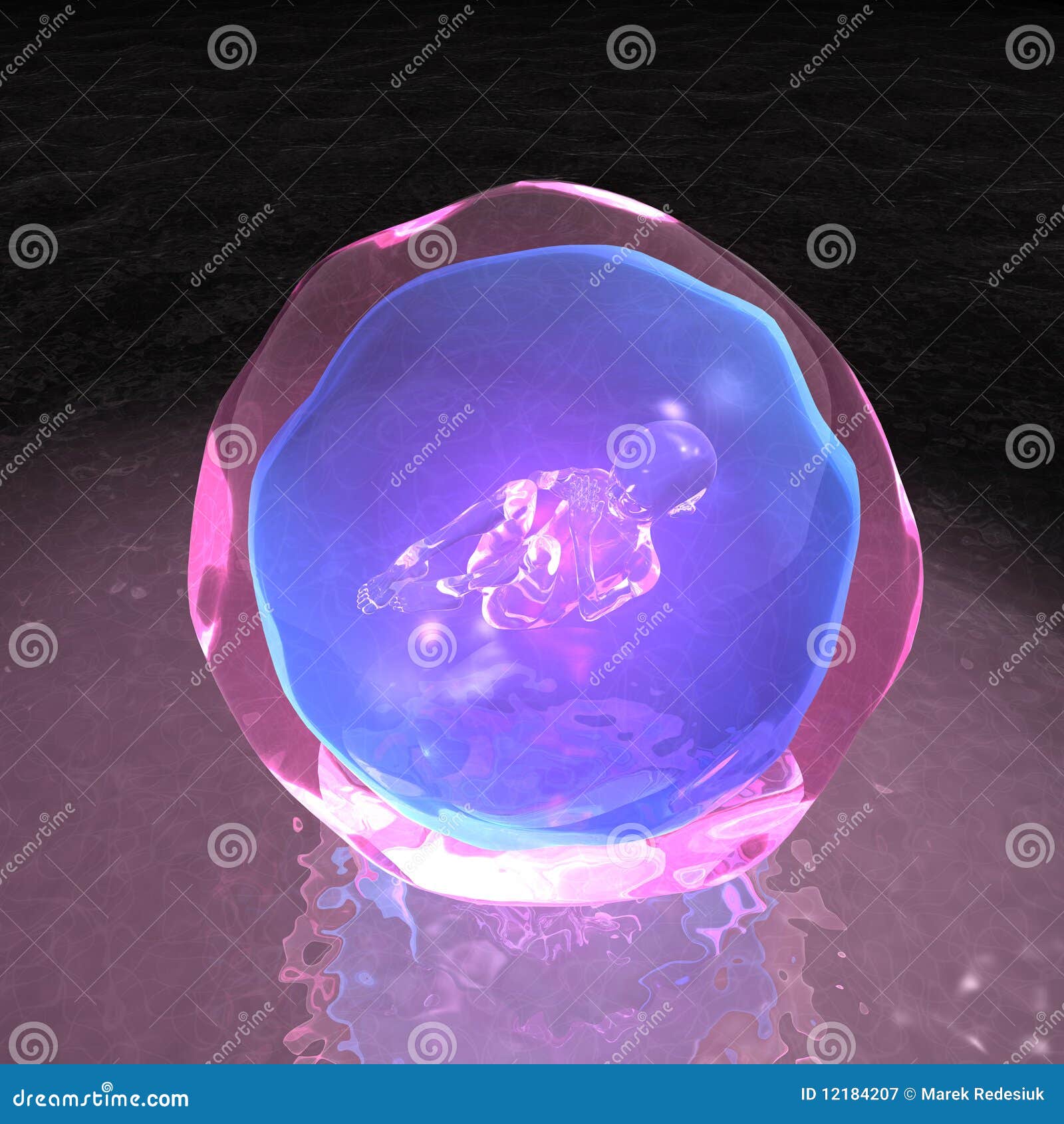 Geburt der Lebensdauer stock abbildung. Illustration von genetik - 12184207