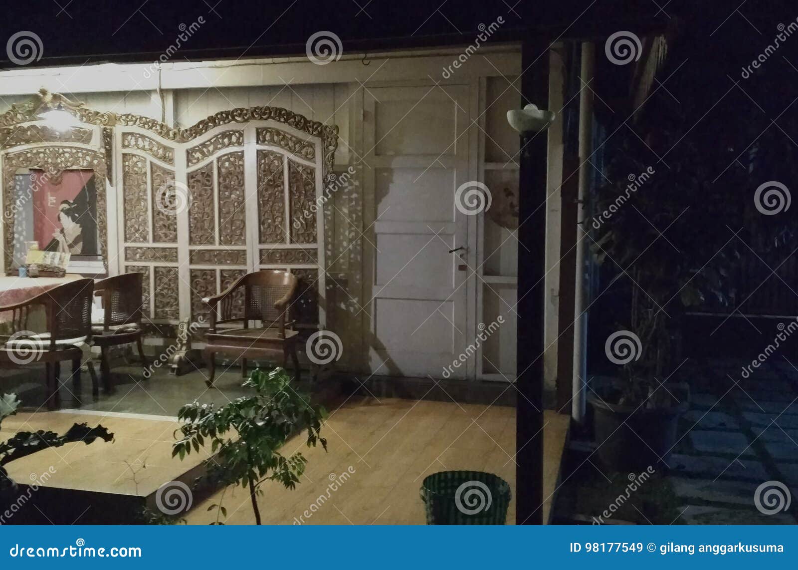 Gebyog stock image. Image of luxury, terrace, vintage - 98177549