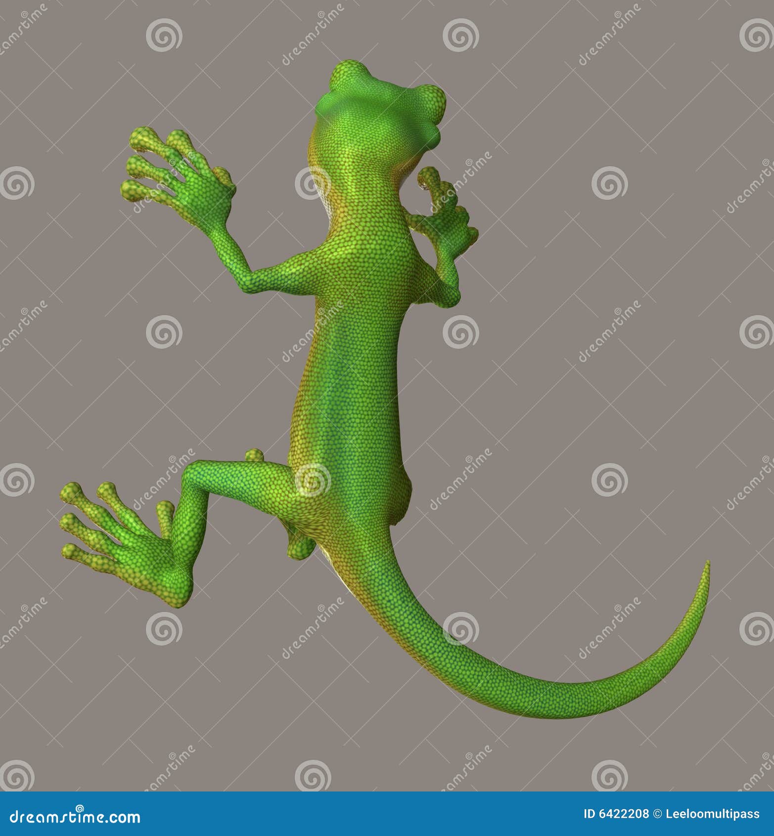 Gecko stock illustration. Illustration of sweet, standing - 6422208