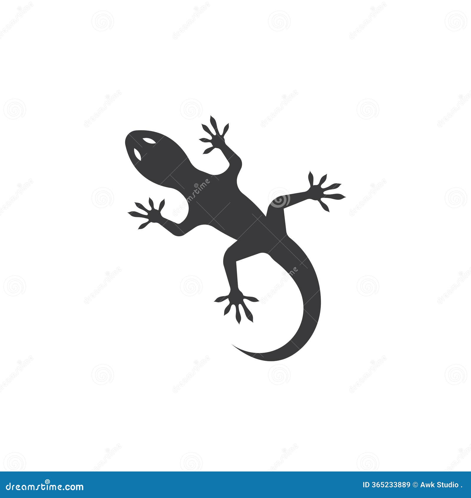 Gecko Logo 2D AI Generated Stock Photography | CartoonDealer.com #290383052