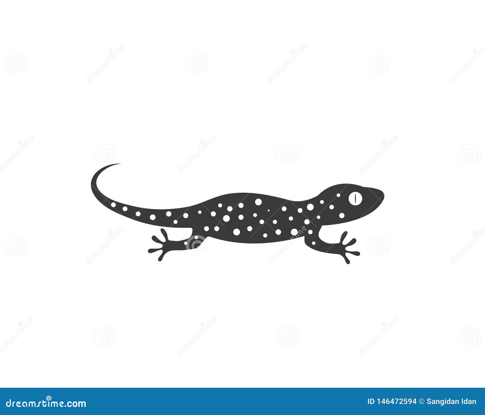 Gecko logo vector icon stock vector. Illustration of nature - 146472594