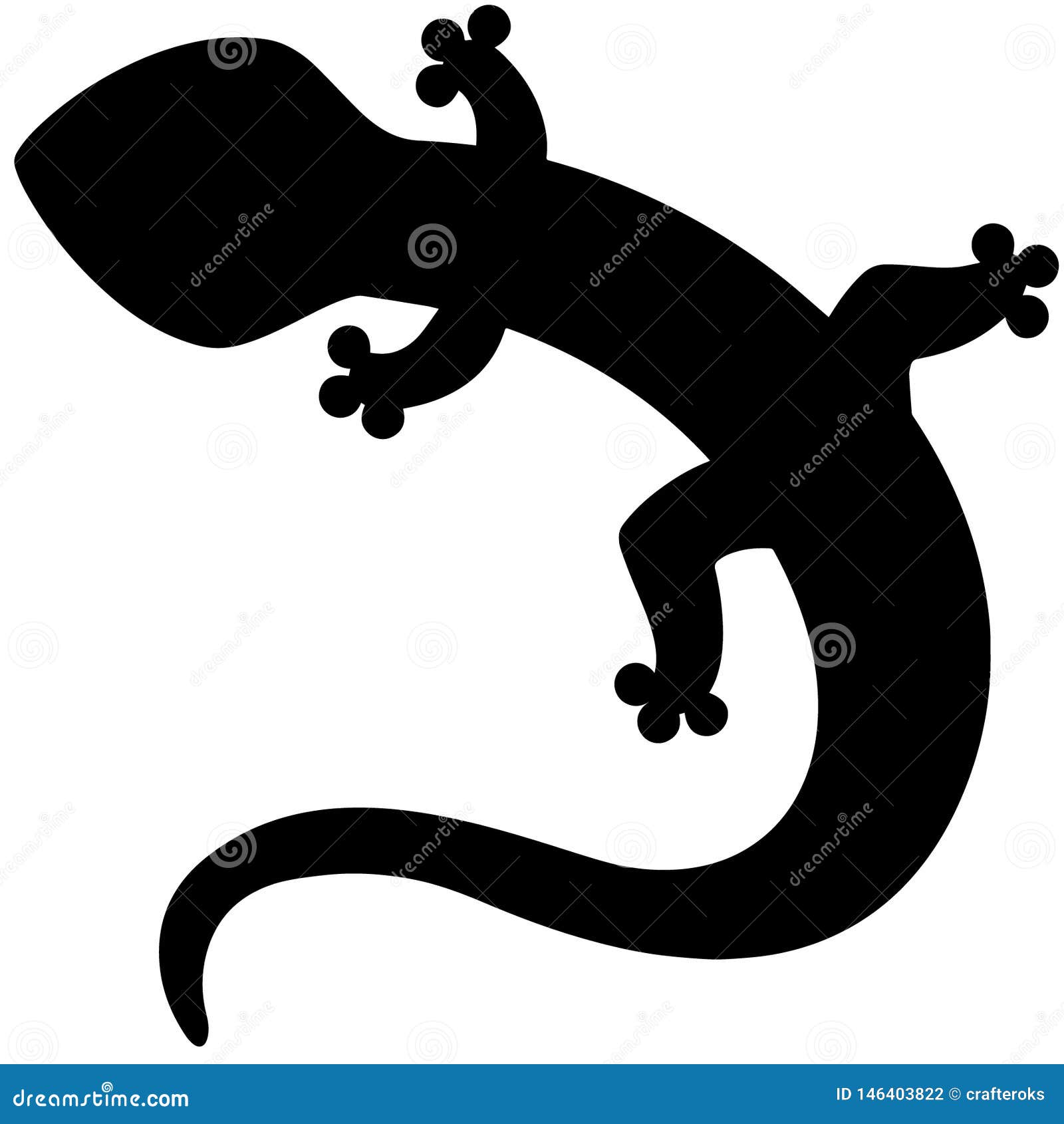 Gecko Vector Eps Illustration by Crafteroks Stock Vector - Illustration ...