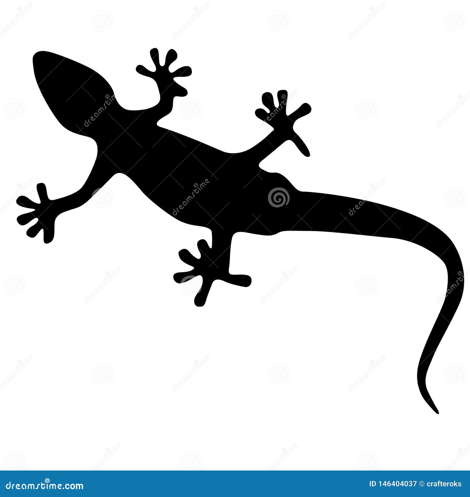 Gecko Vector Eps Illustration by Crafteroks Stock Vector - Illustration ...