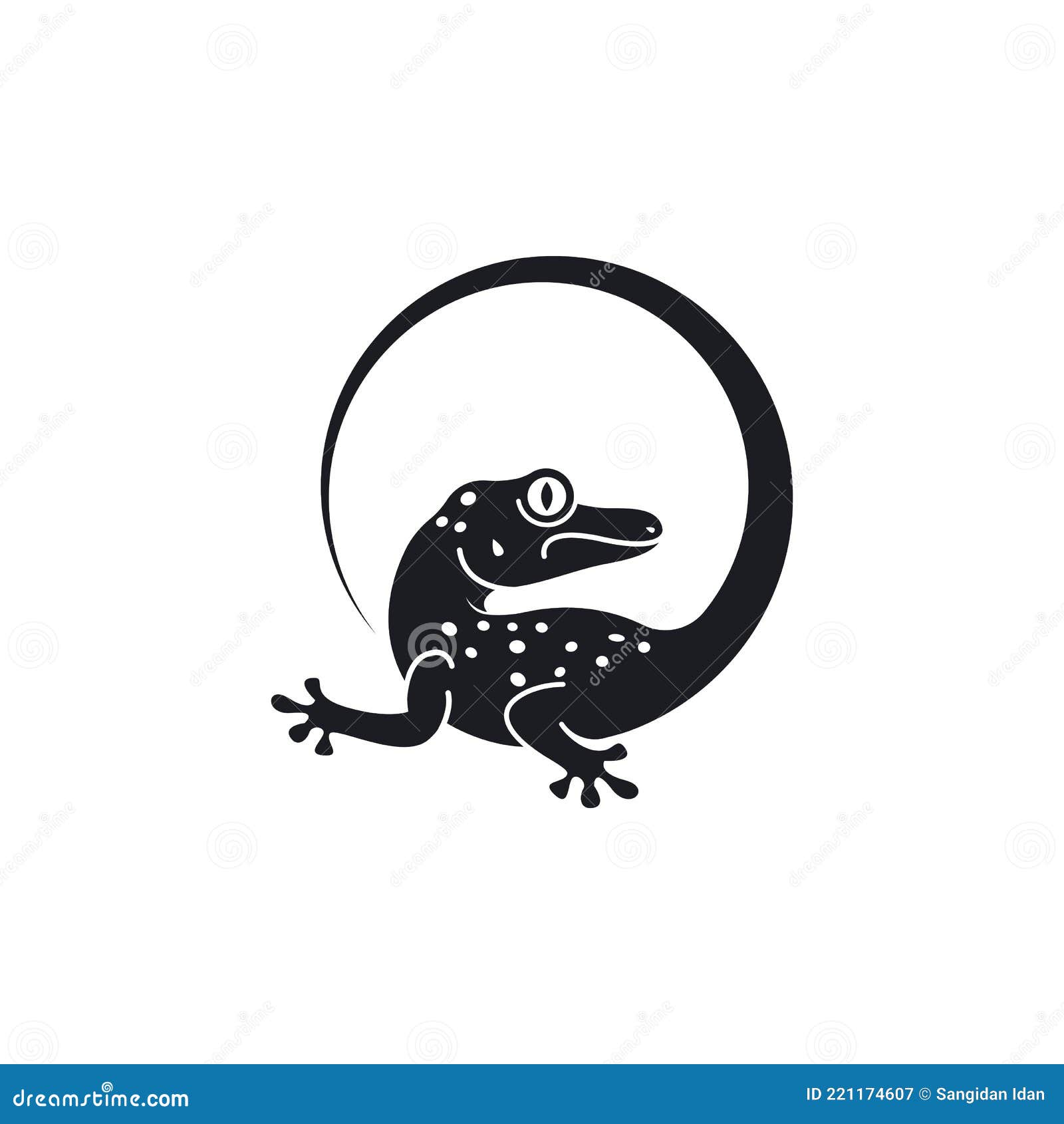 Gecko Vector Icon Illustration Design Stock Vector - Illustration of ...