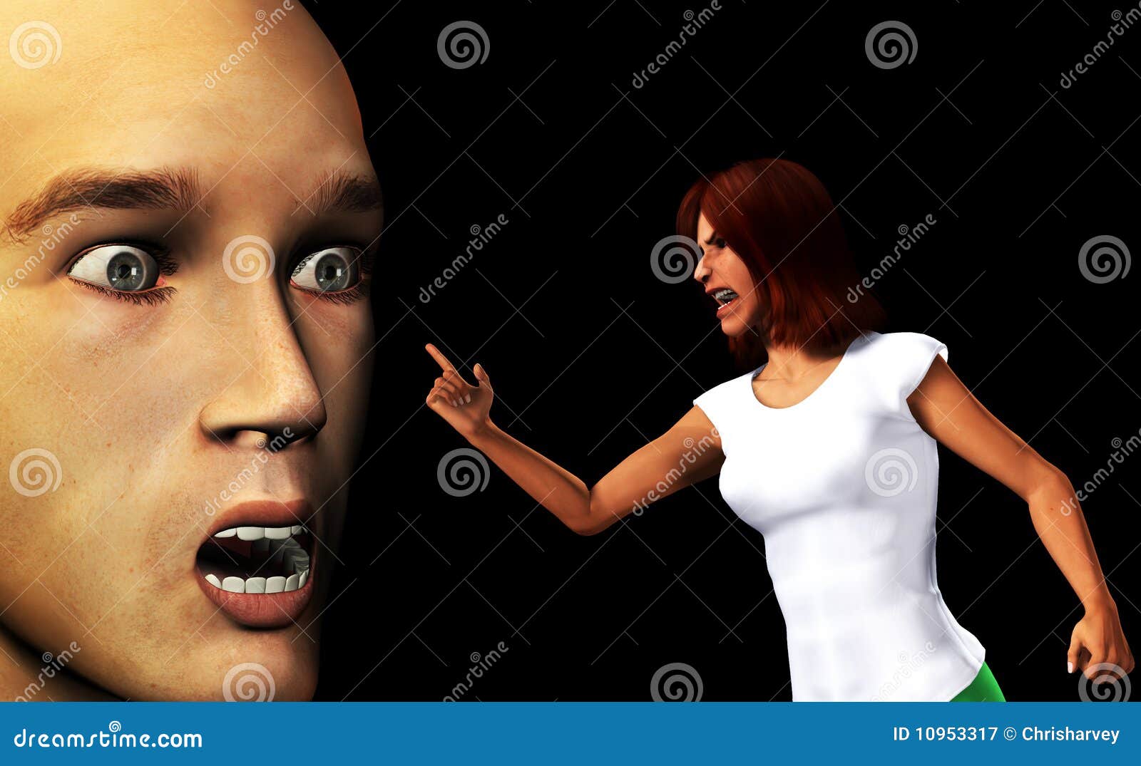 Geconfronteerd Door Boze Vrouwen Stock Afbeelding - Image of frustratie ...