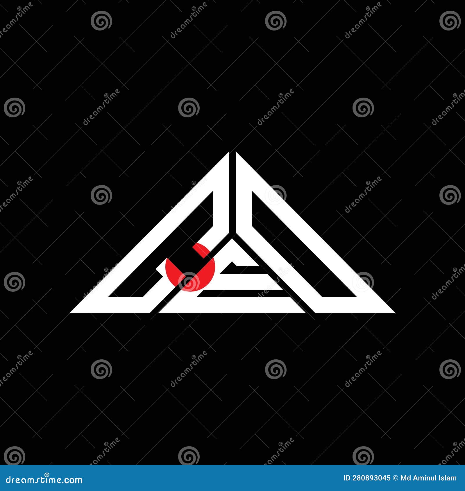 GED Letter Logo Creative Design with Vector Graphic, GED Simple and ...