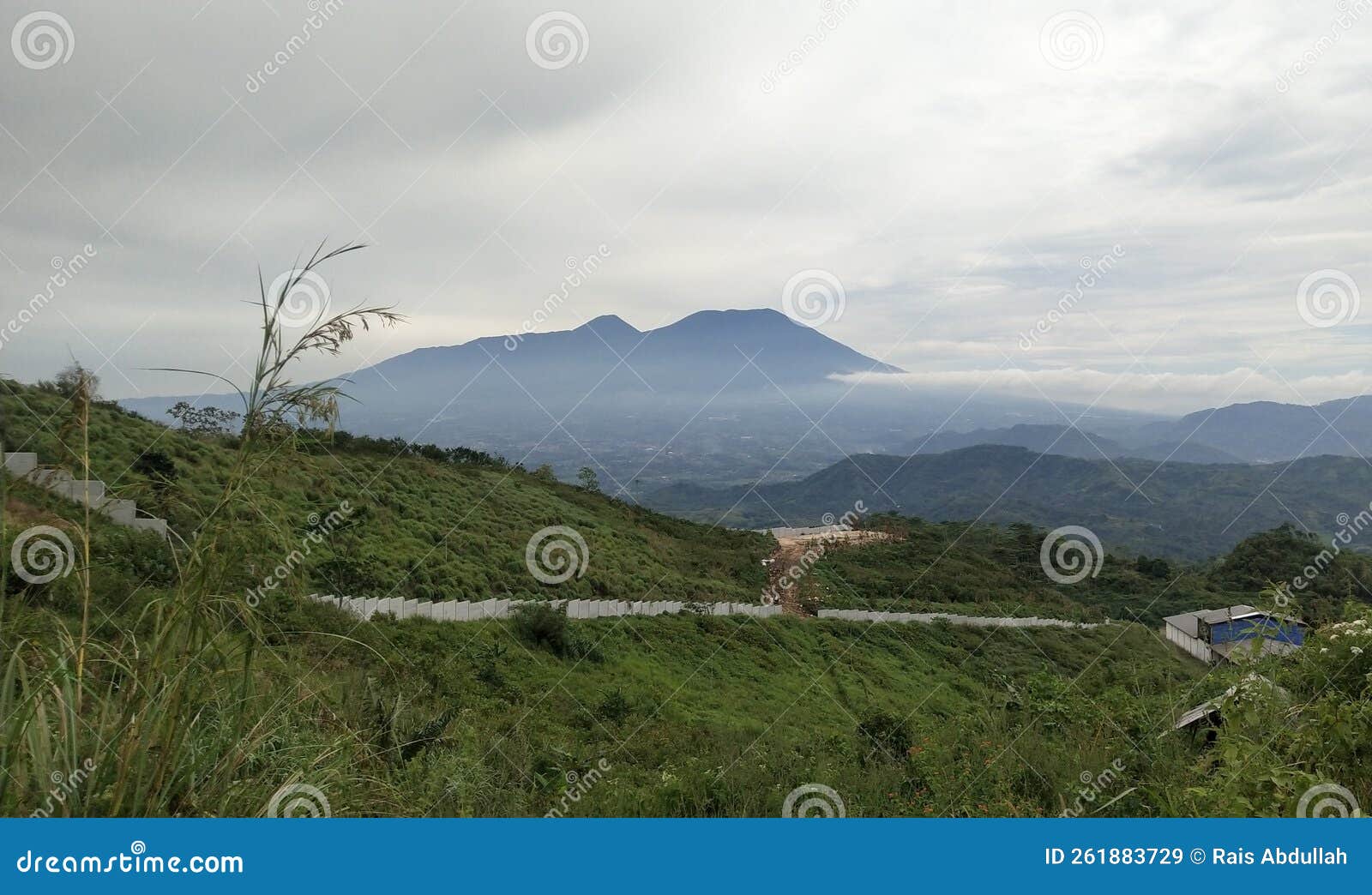 Gede Pangrango Montain stock image. Image of view, creation - 261883729