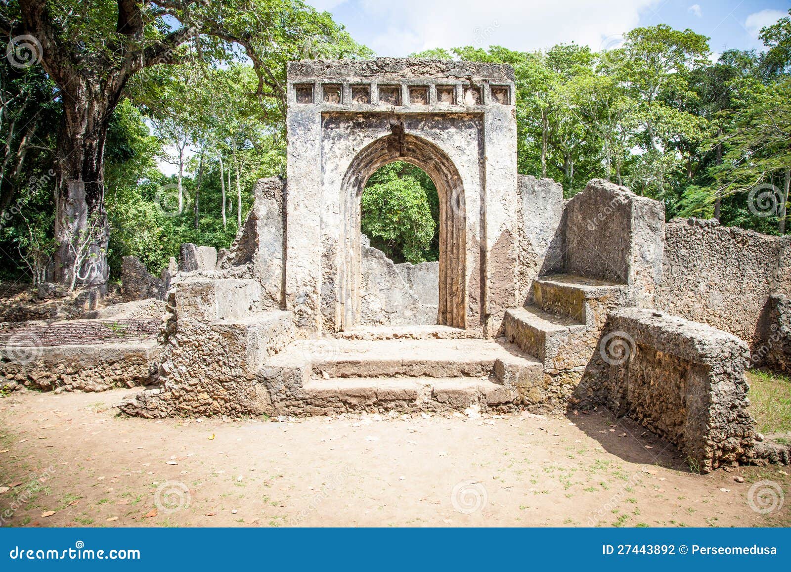 Gede Ruins Stock Photography | CartoonDealer.com #27241952