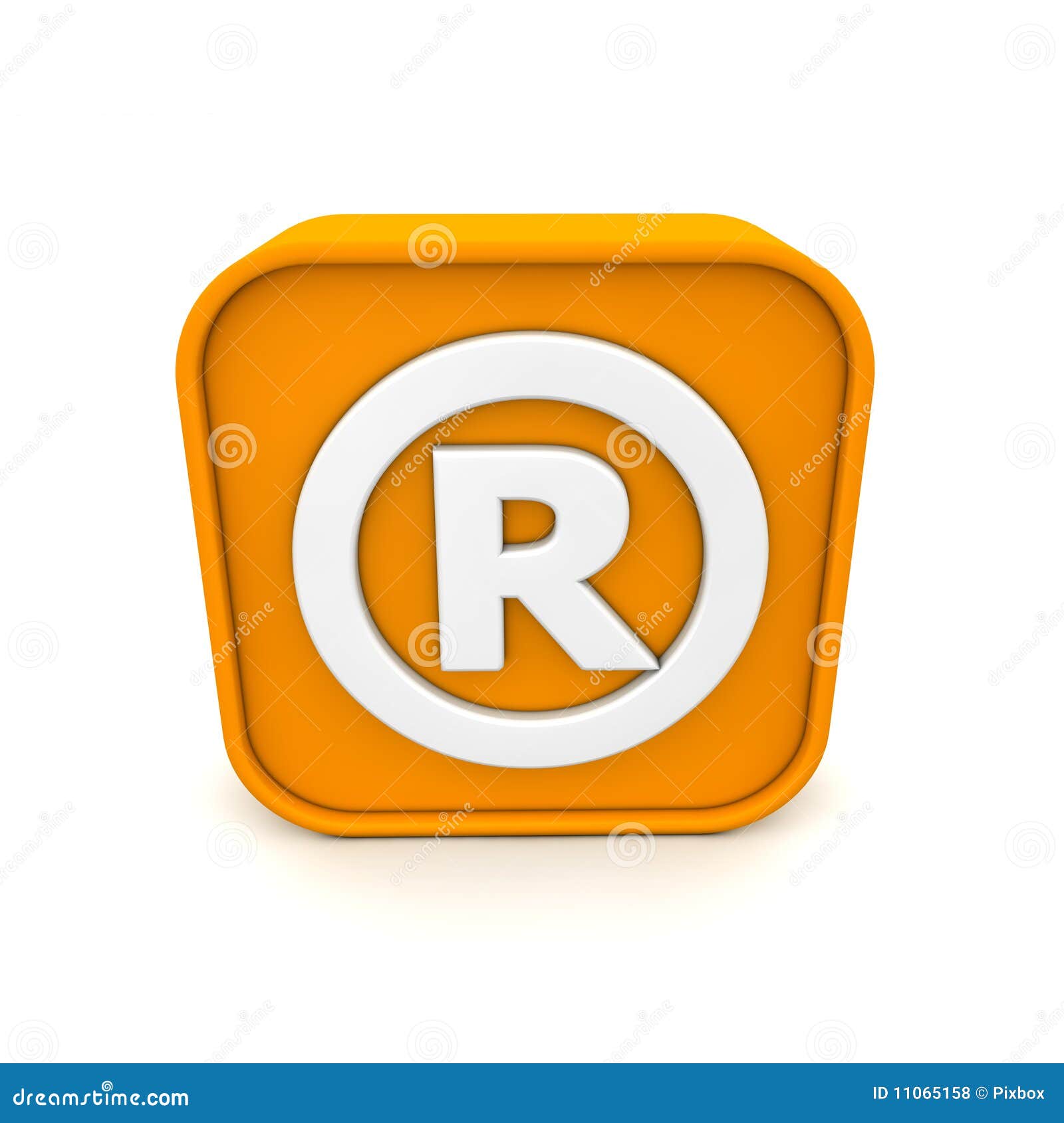 Gedeponeerd Handelsmerk Zoals RSS Stock Illustratie - Illustration of ...