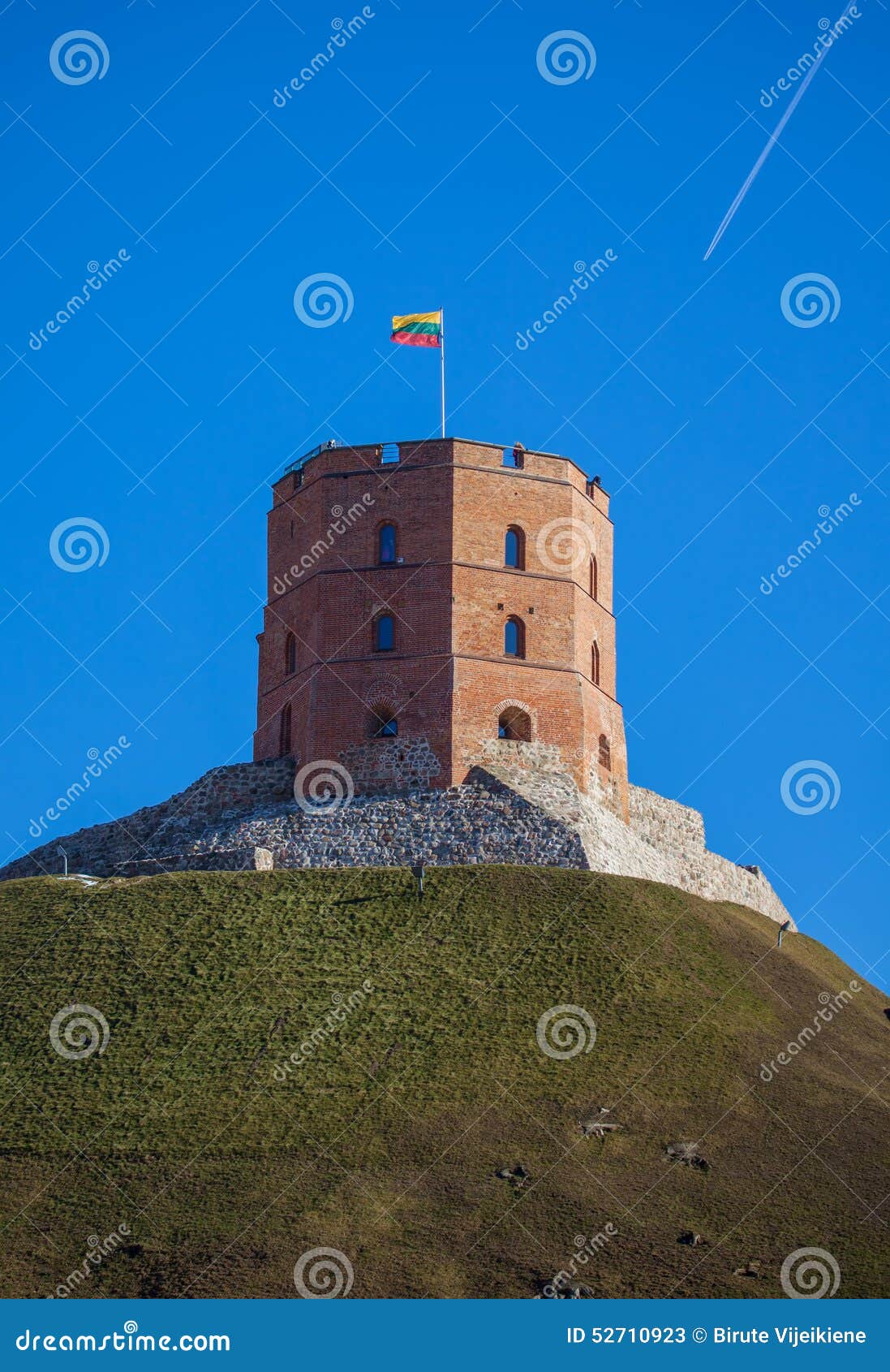 Gediminas Tower stock image. Image of historical, brick - 52710923