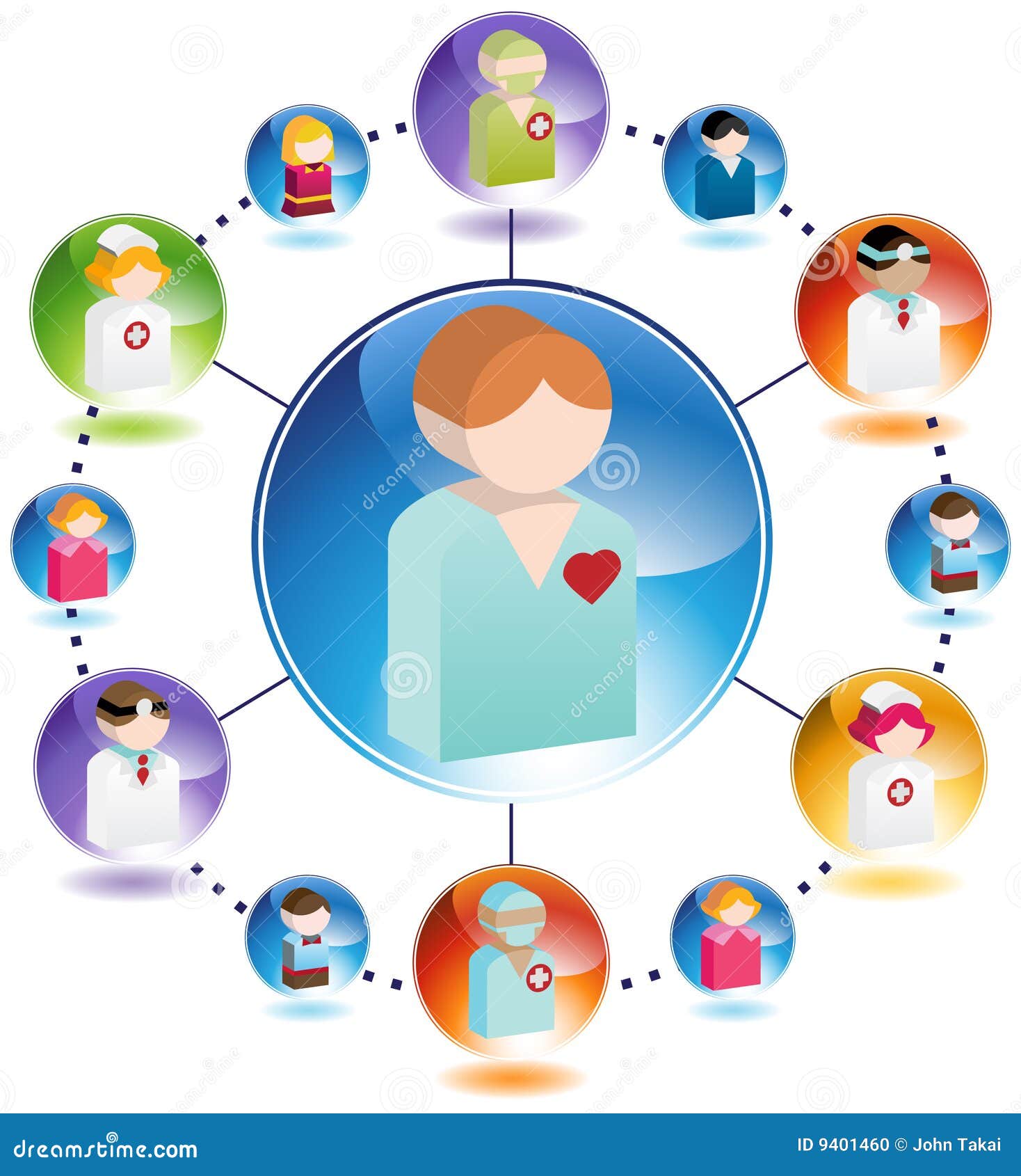 Geduldige Zorg vector illustratie. Illustration of gezondheid - 9401460